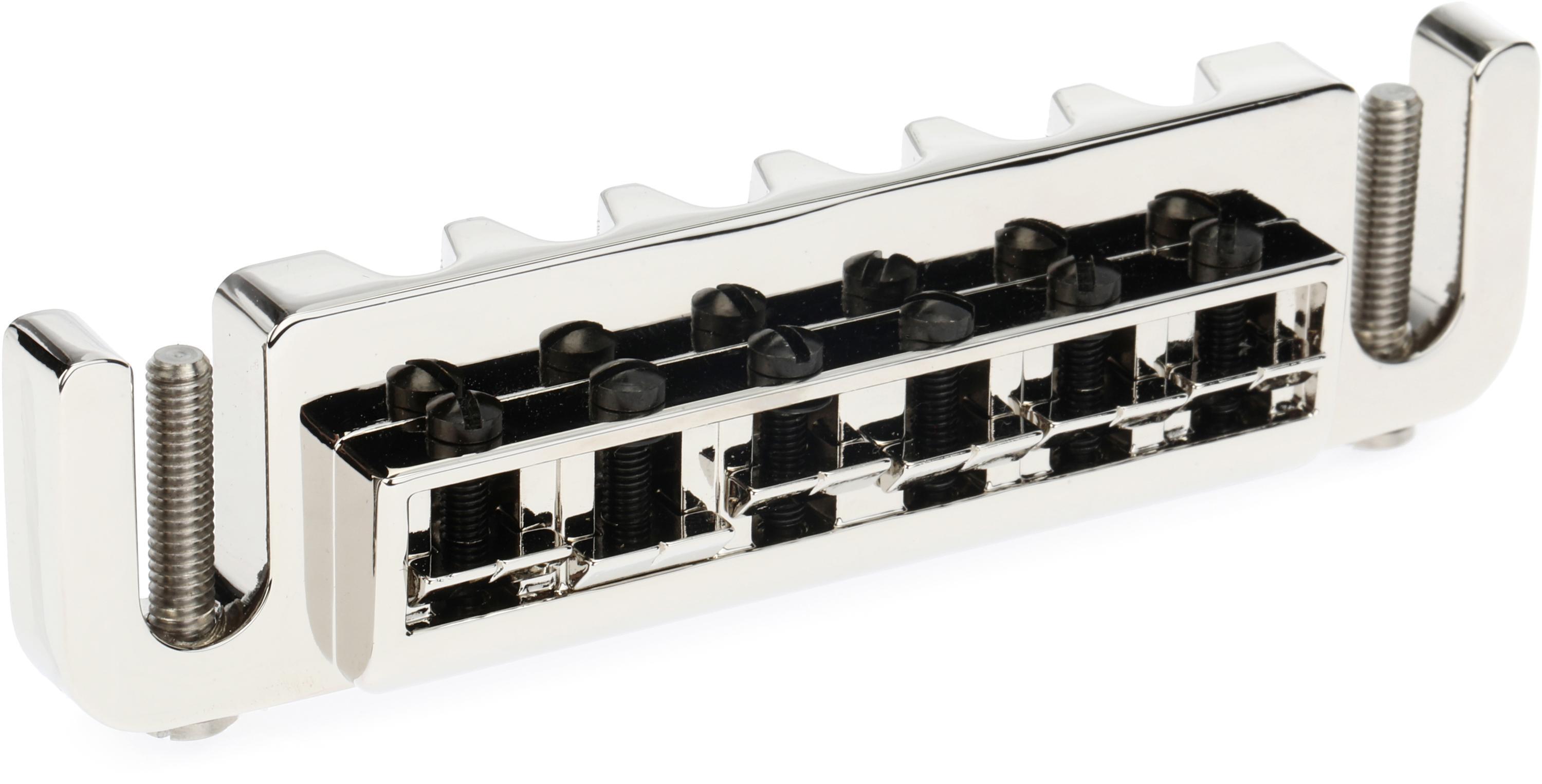 Leo Quan Badass Wraparound Bridge - Nickel with SAE Locking Studs ...