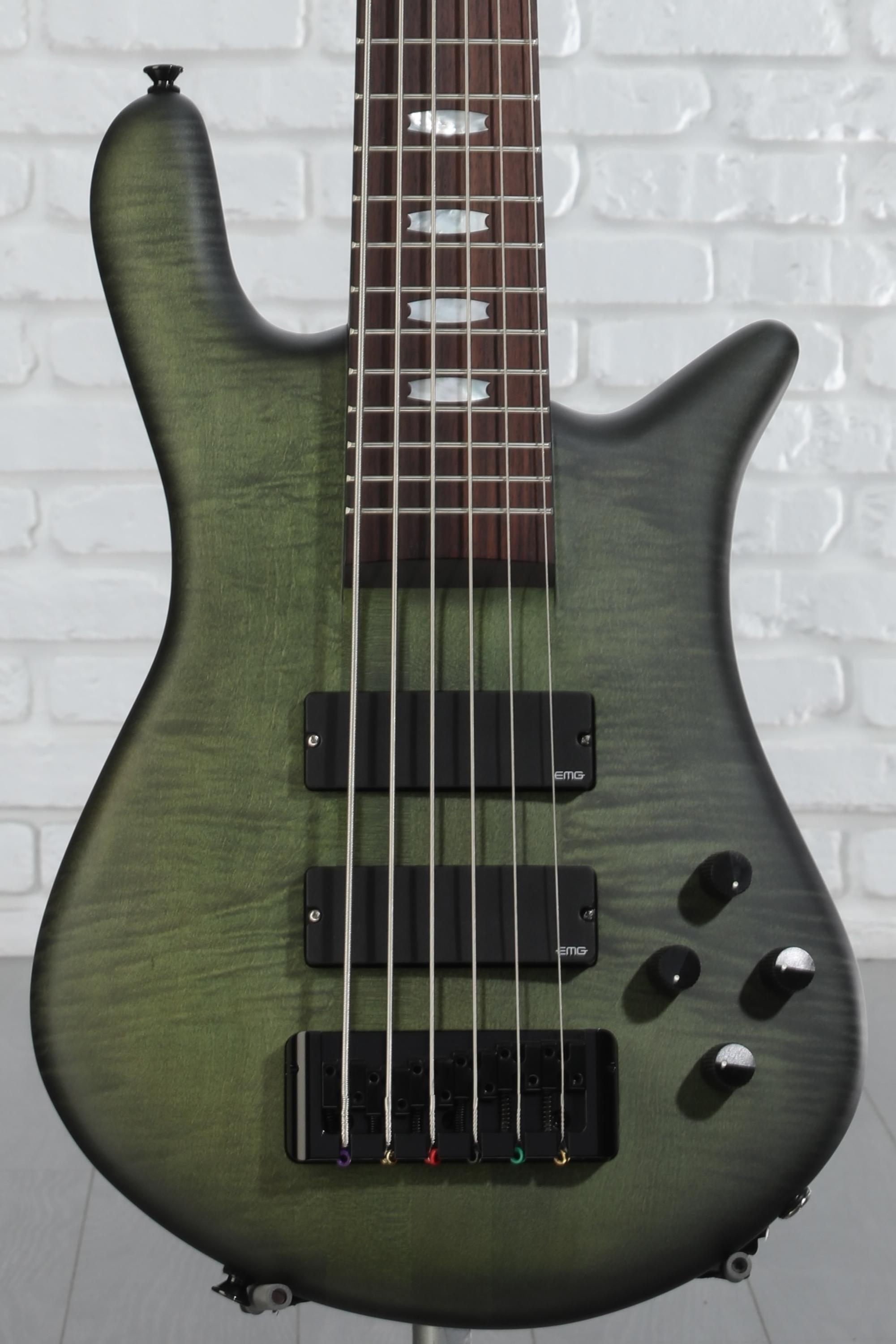 Spector Euro 6 Lx Electric Bass Guitar Haunted Moss Sweetwater