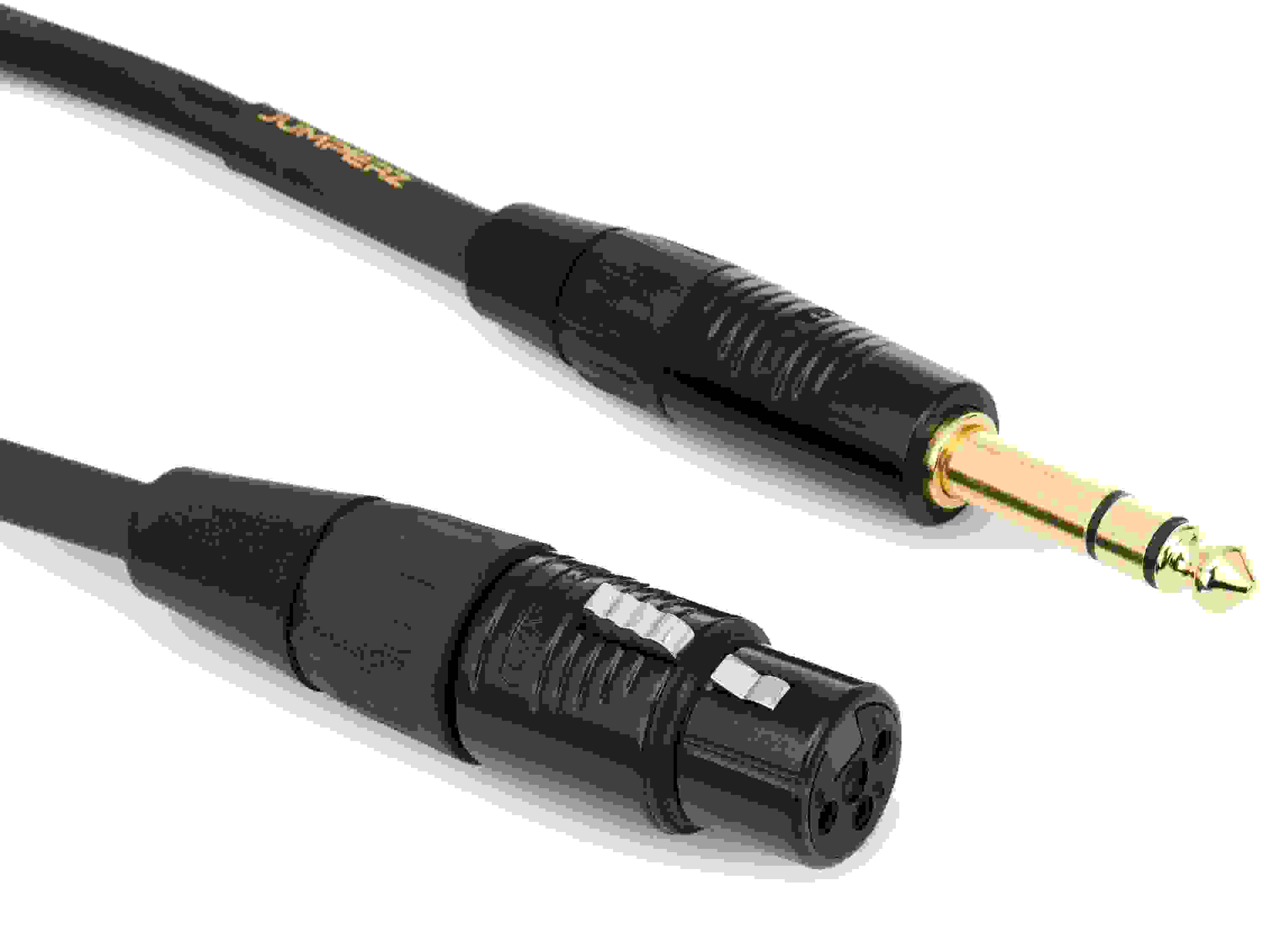 JUMPERZ JGTRSXF-1 Gold TRS-XLRF Patch Cable - 1 foot | Sweetwater