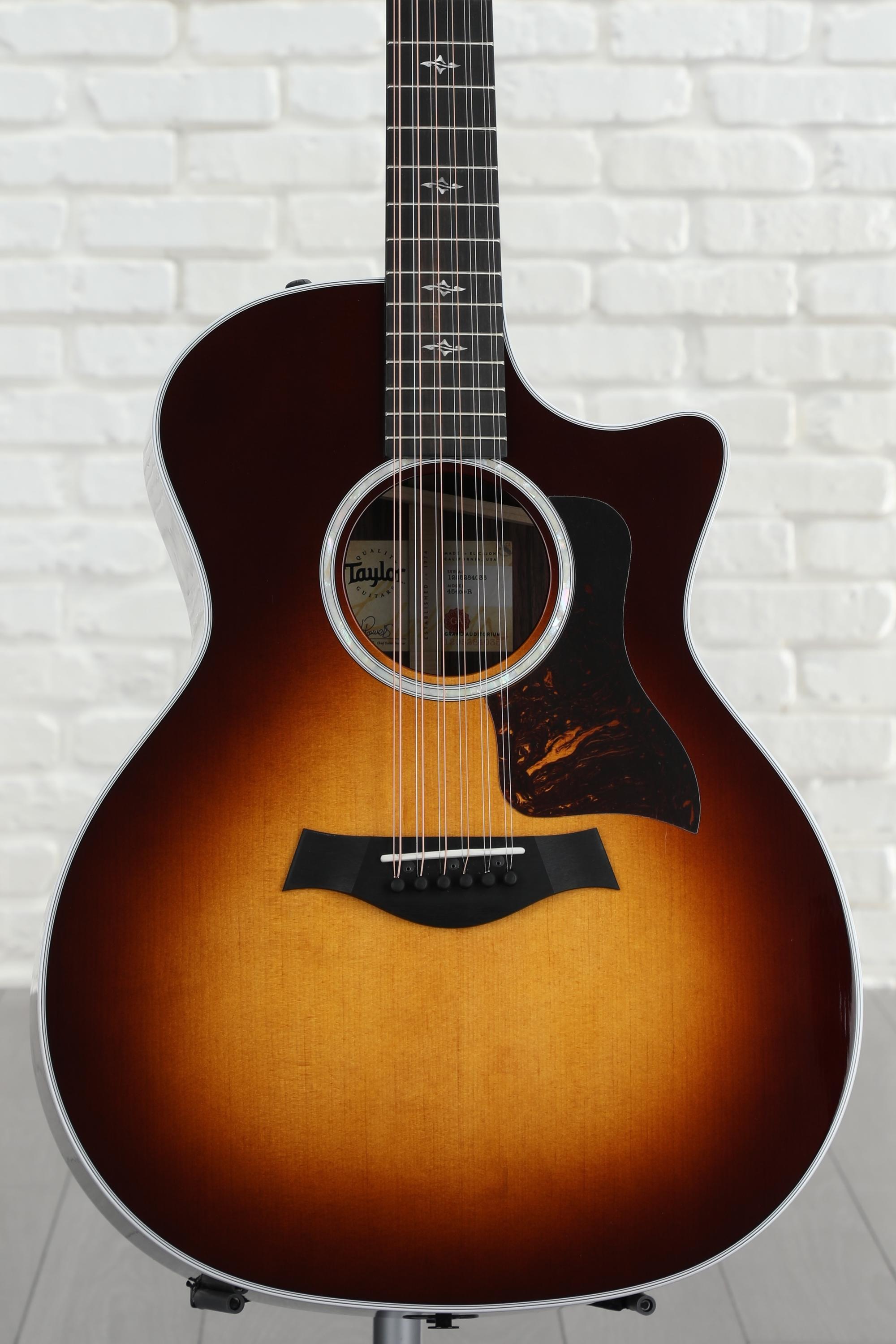 Taylor 454ce-R 12-string Acoustic-electric Guitar - Tobacco Sunburst ...