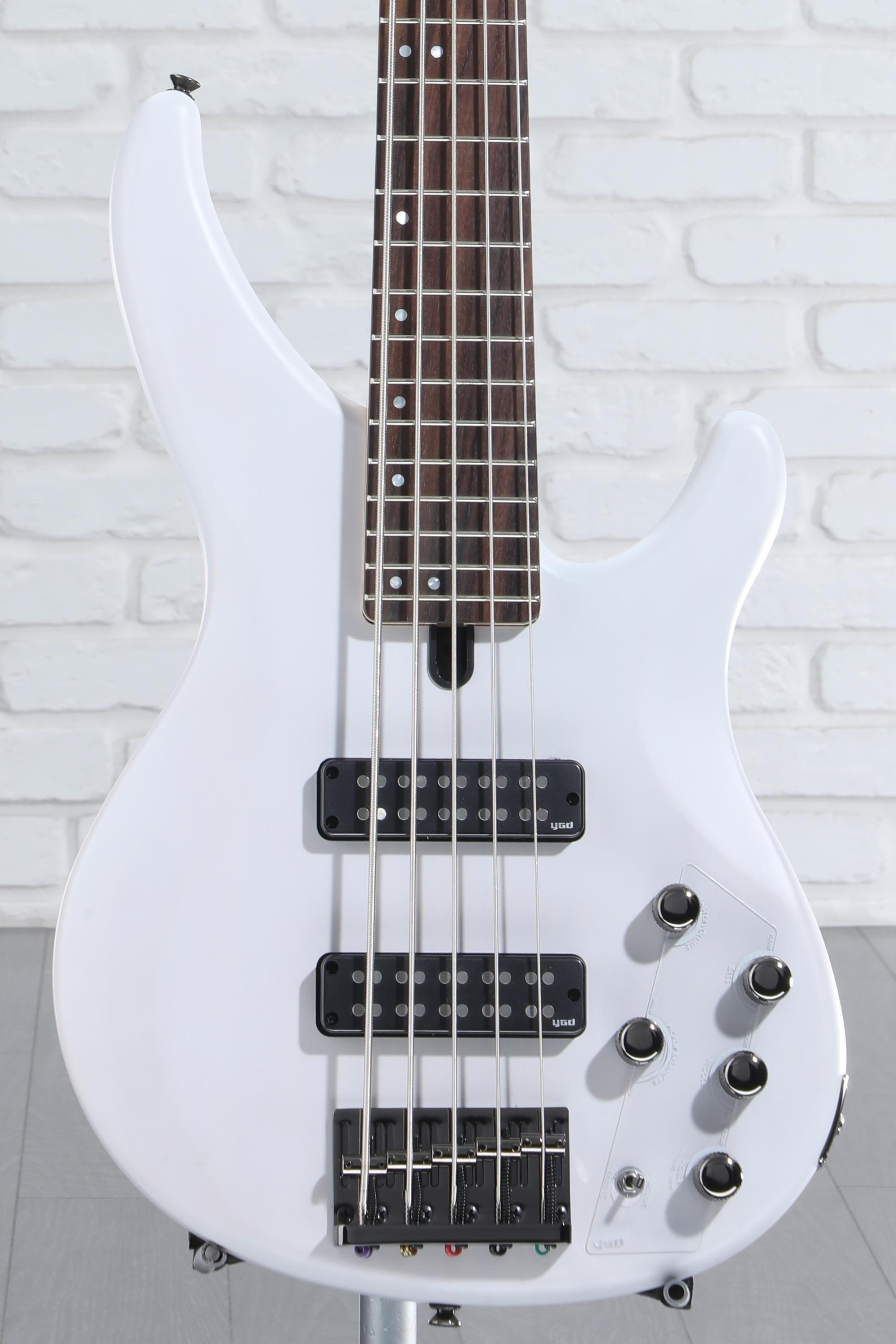 Yamaha TRBX505 5-string Bass Guitar - Translucent White | Sweetwater