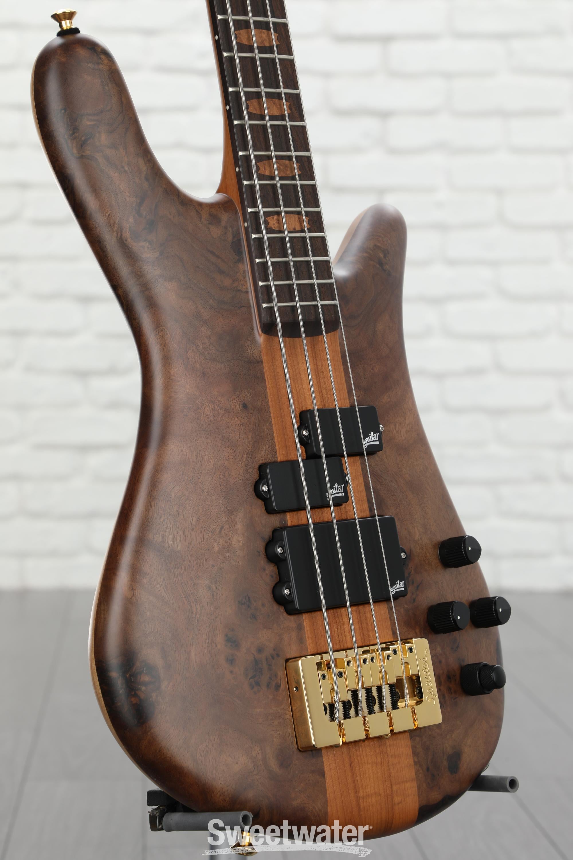 Spector USA NS-2 Electric Bass Guitar - Walnut Natural, Sweetwater ...
