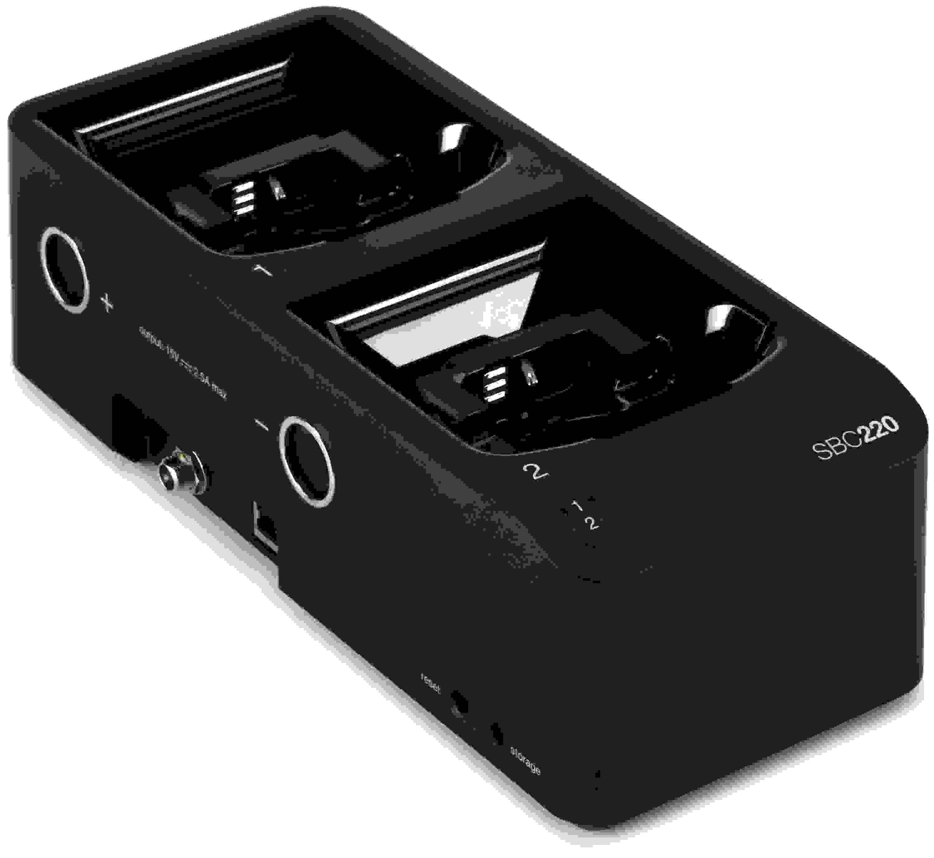 Shure SBC220 2-Bay Networked Charging Station Expansion | Sweetwater