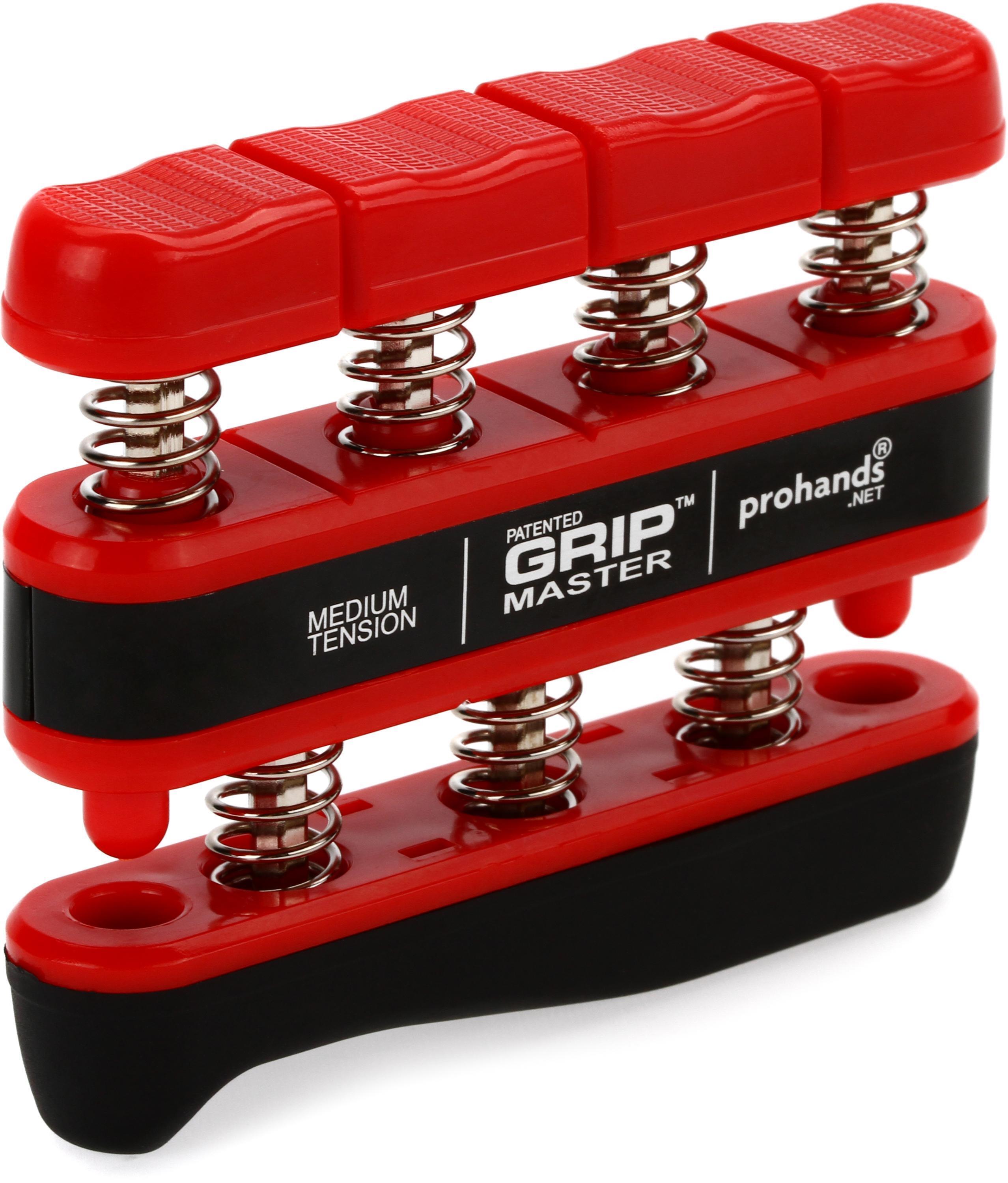 ProHands Gripmaster Hand Exerciser - Red (Medium Tension) | Sweetwater