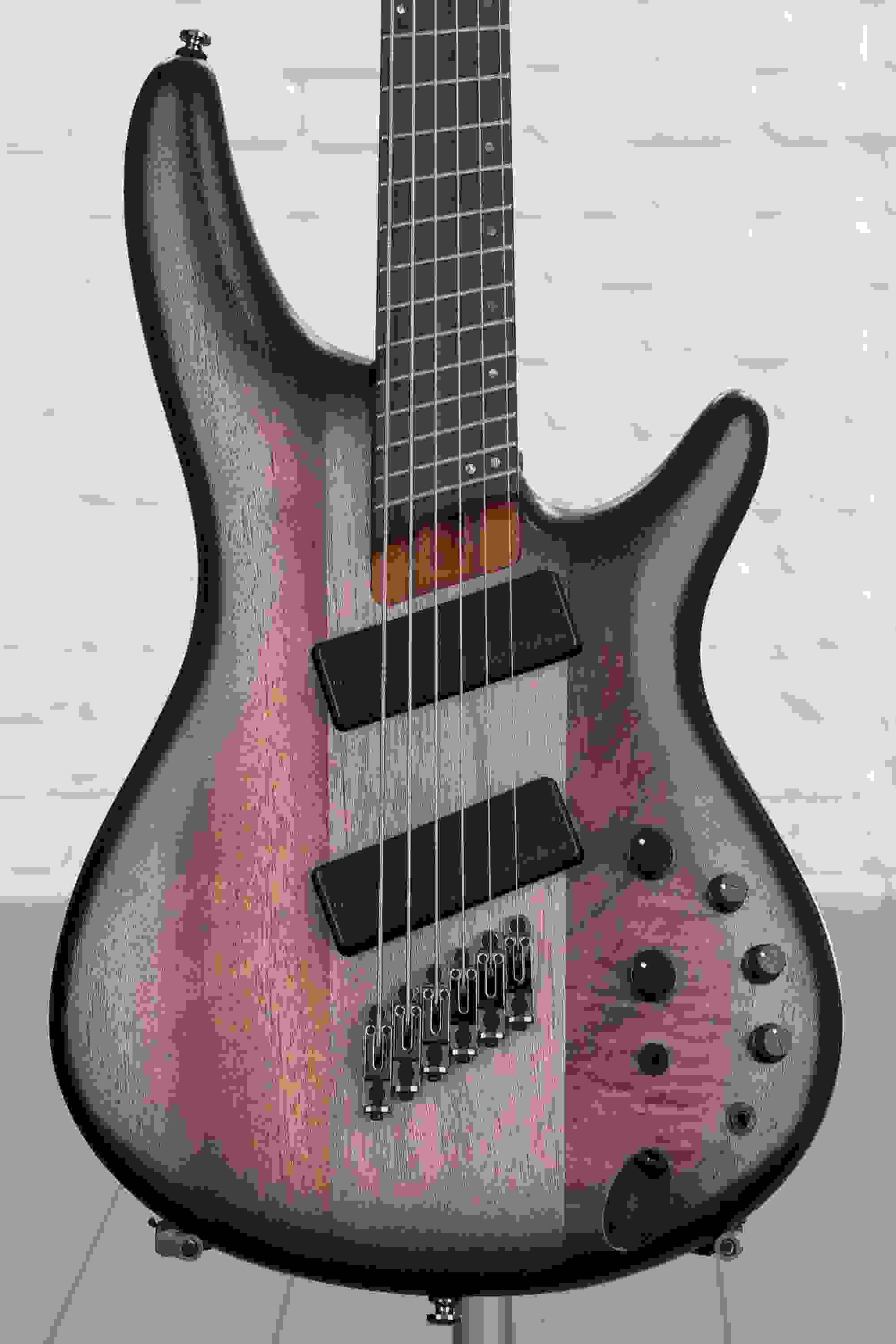 Ibanez Bass Workshop SRC6MS 6-string Multi-Scale Bass Guitar - Black ...