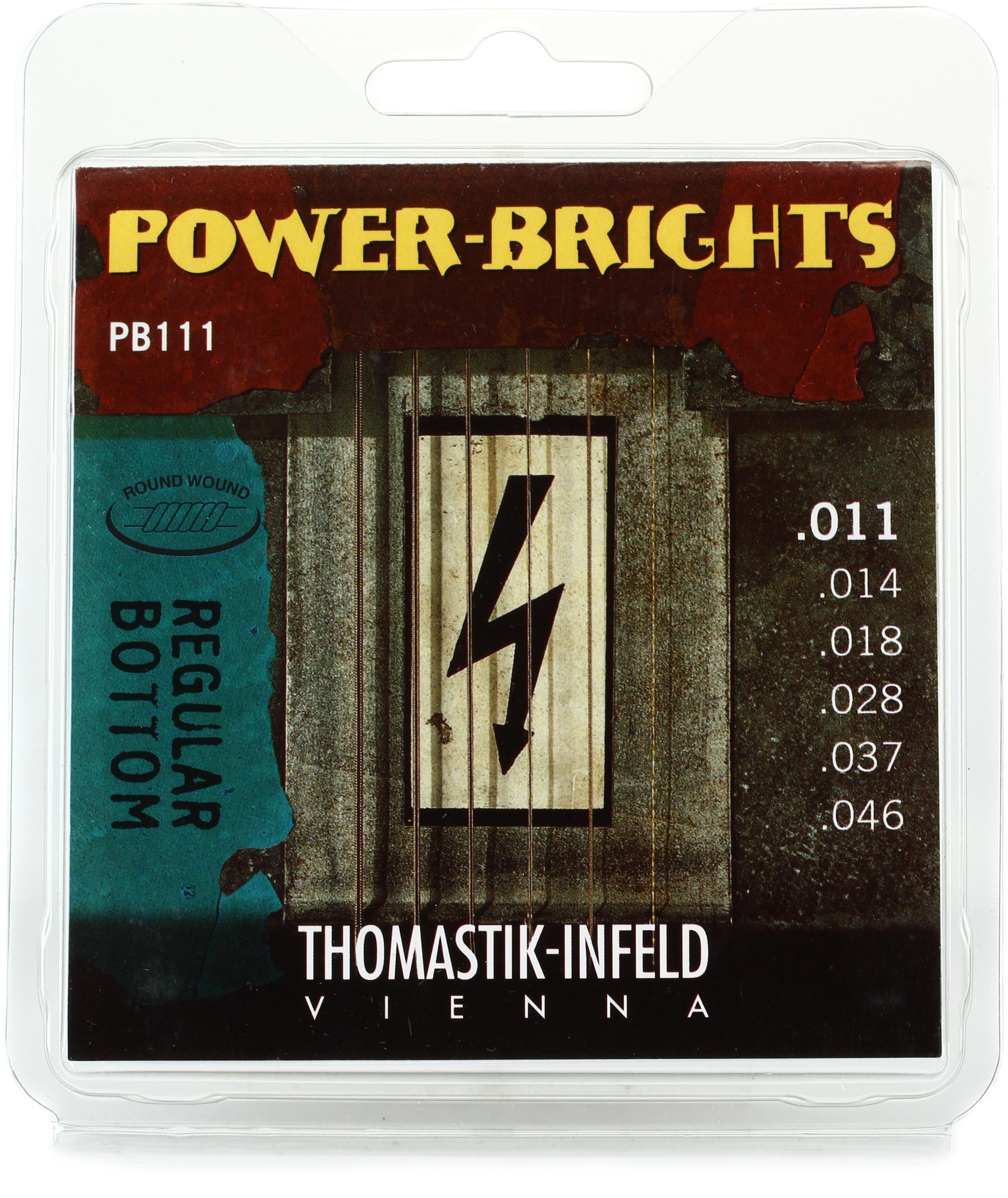 Thomastik-Infeld PB111 Power-Brights Electric Guitar Strings - .011 ...