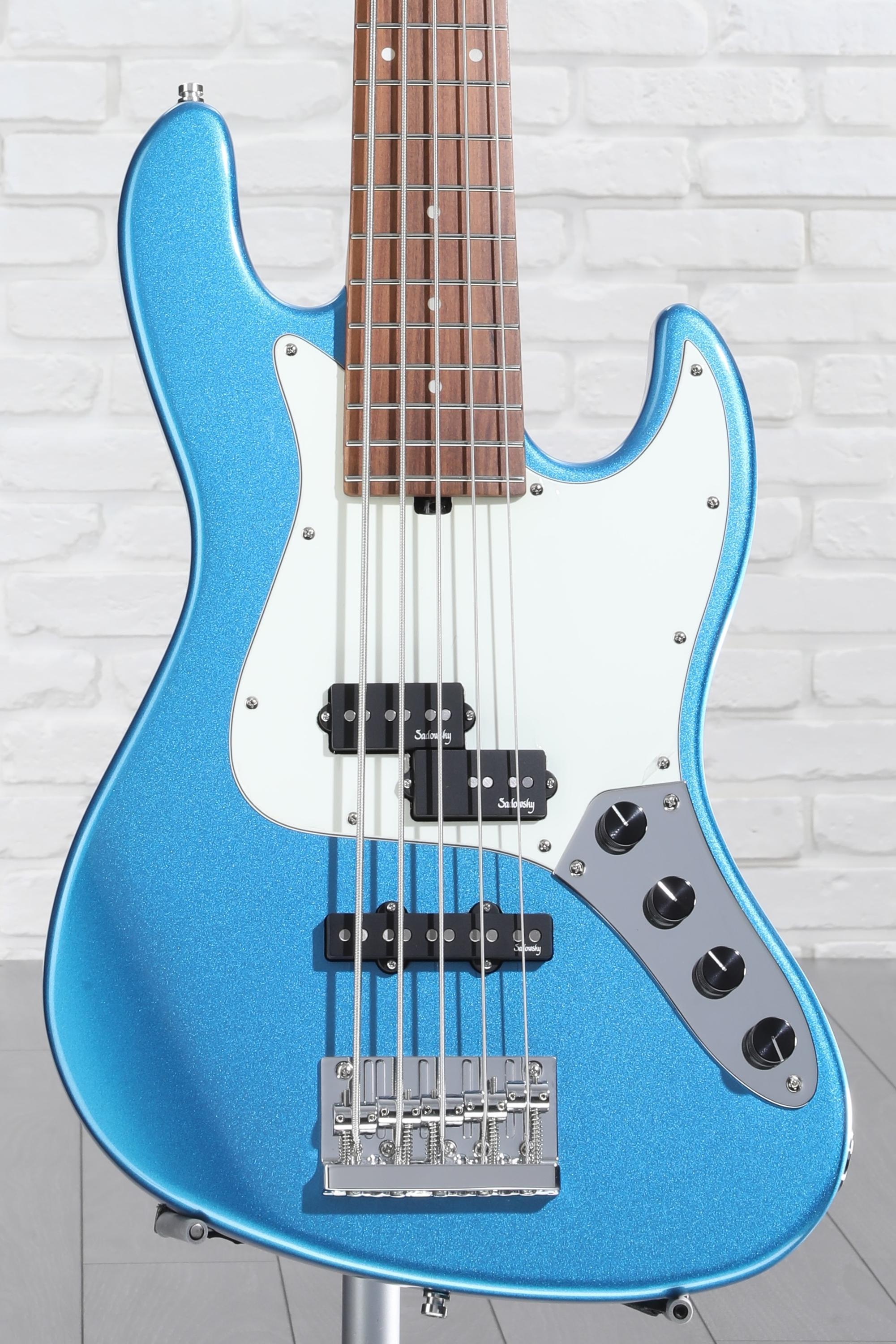 Sadowsky MetroExpress 21-Fret Hybrid PJ 5-string Bass - Ice Blue ...