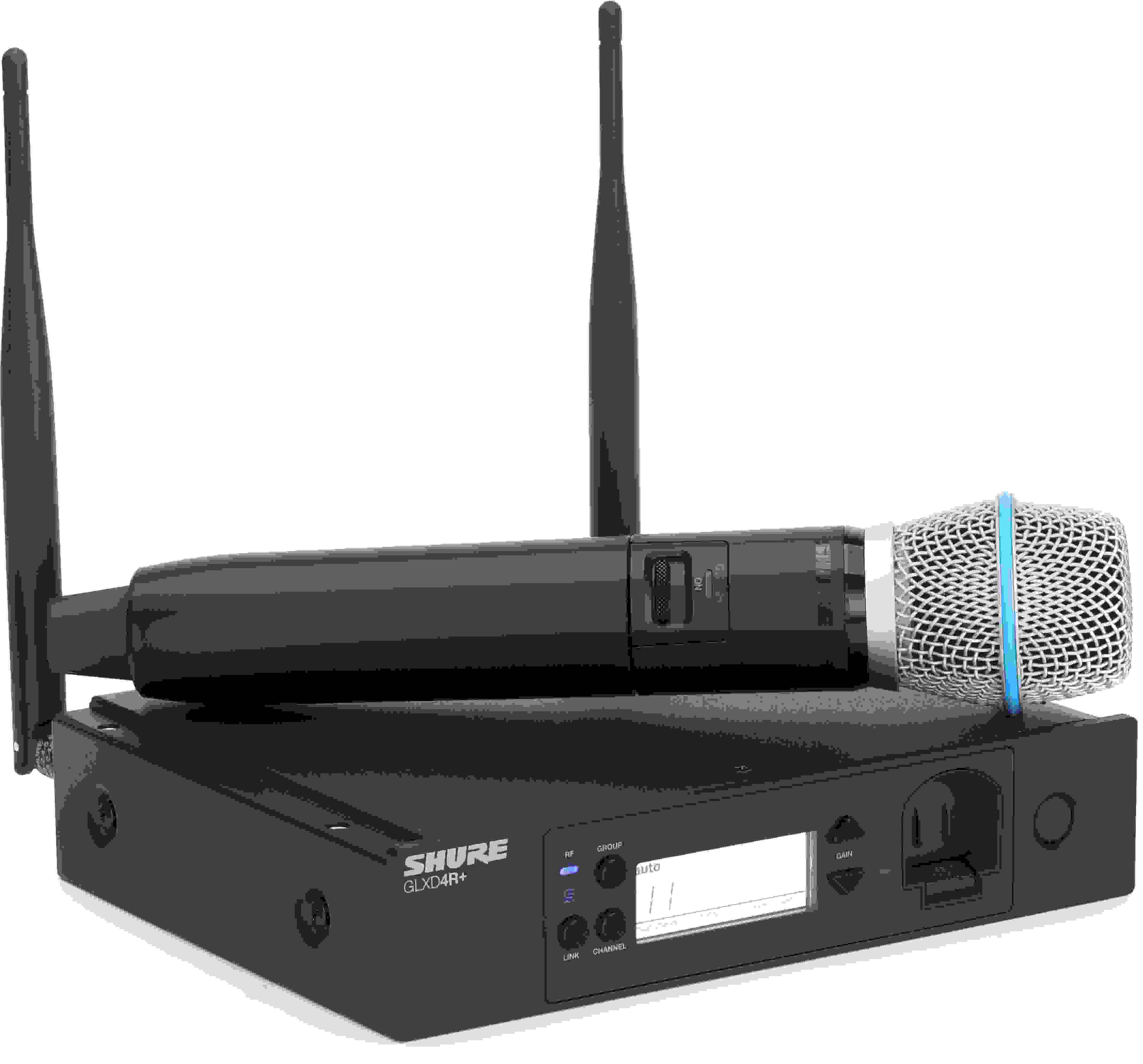 Shure GLXD24+/B87A Digital Wireless Rack System with BETA87A Capsule | Sweetwater