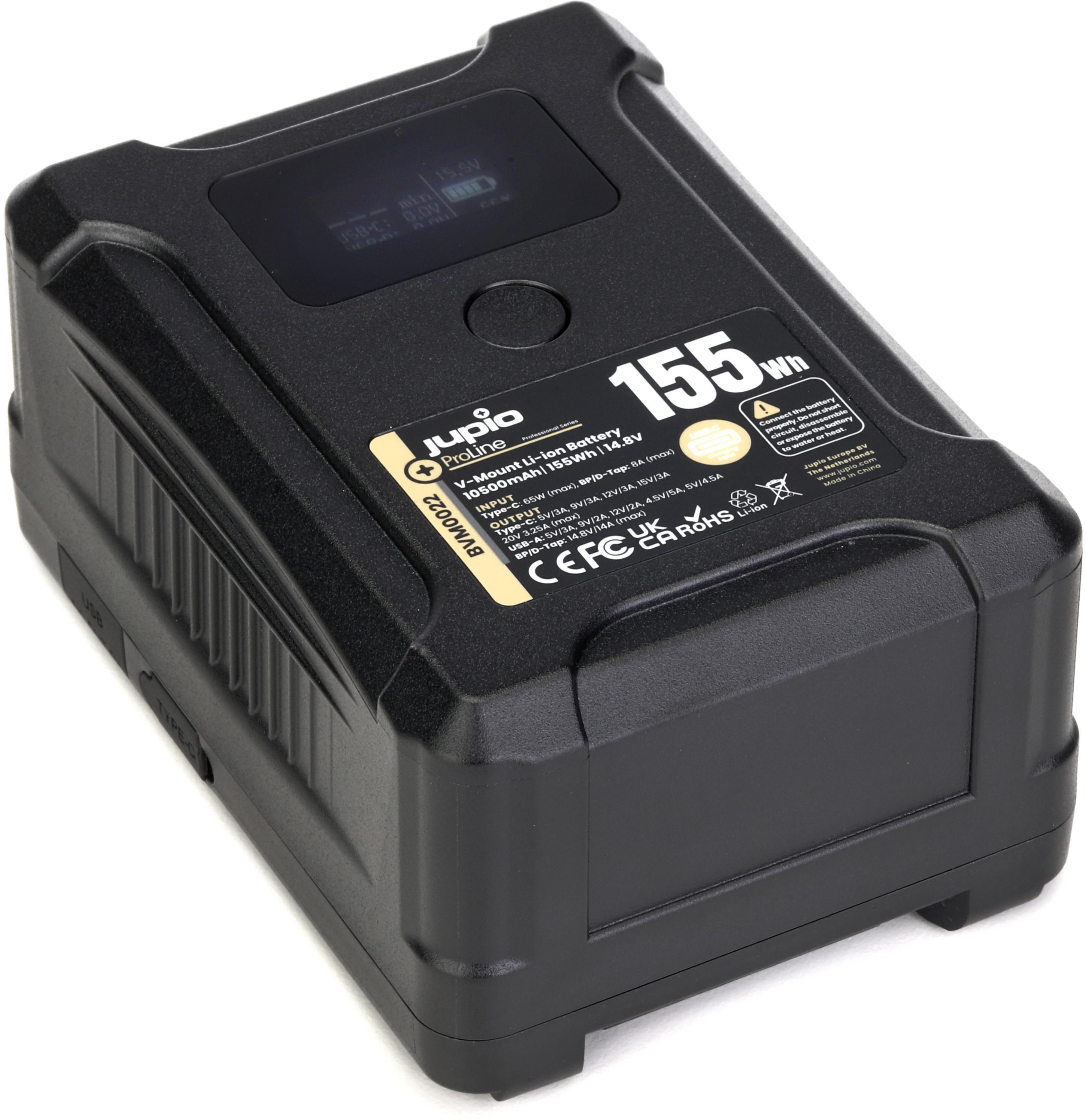Jupio ProLine BVM0022 Extreme 155 V-Mount Battery - 10500mAh (155Wh ...