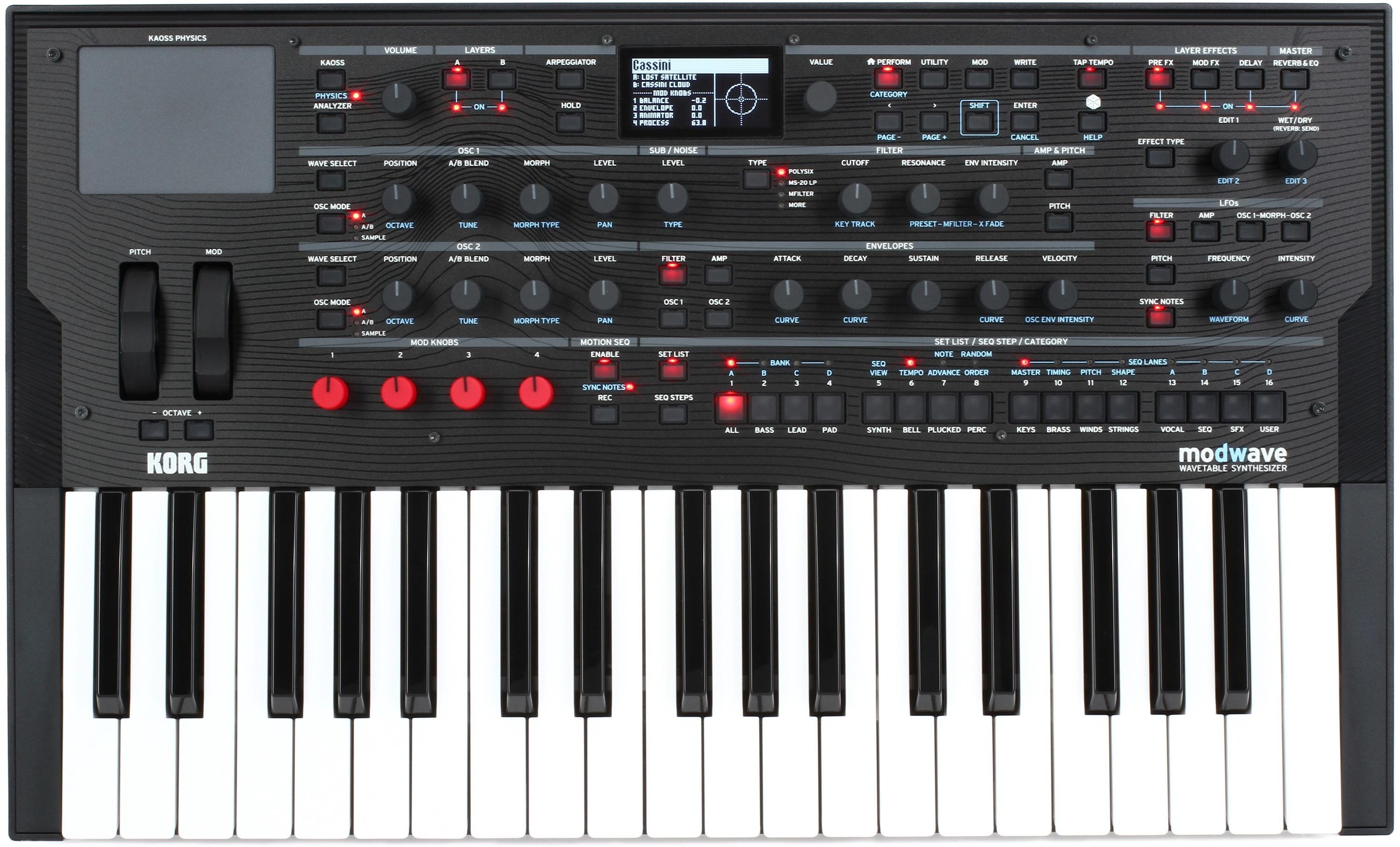 Korg Modwave Wavetable Synthesizer | Sweetwater