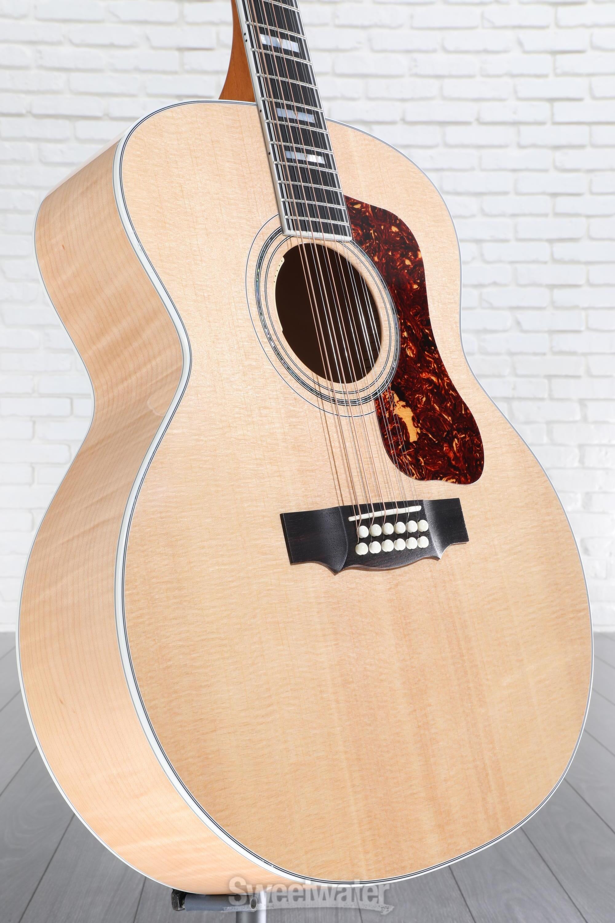 Guild F-512E Maple 12-string Acoustic-electric Guitar - Natural ...