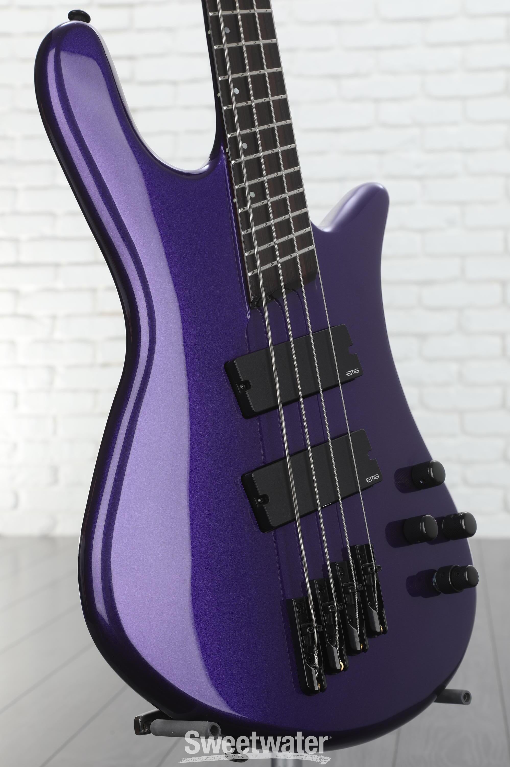 Spector NS Dimension High Performance 4 Multi-scale Bass Guitar - Plum ...