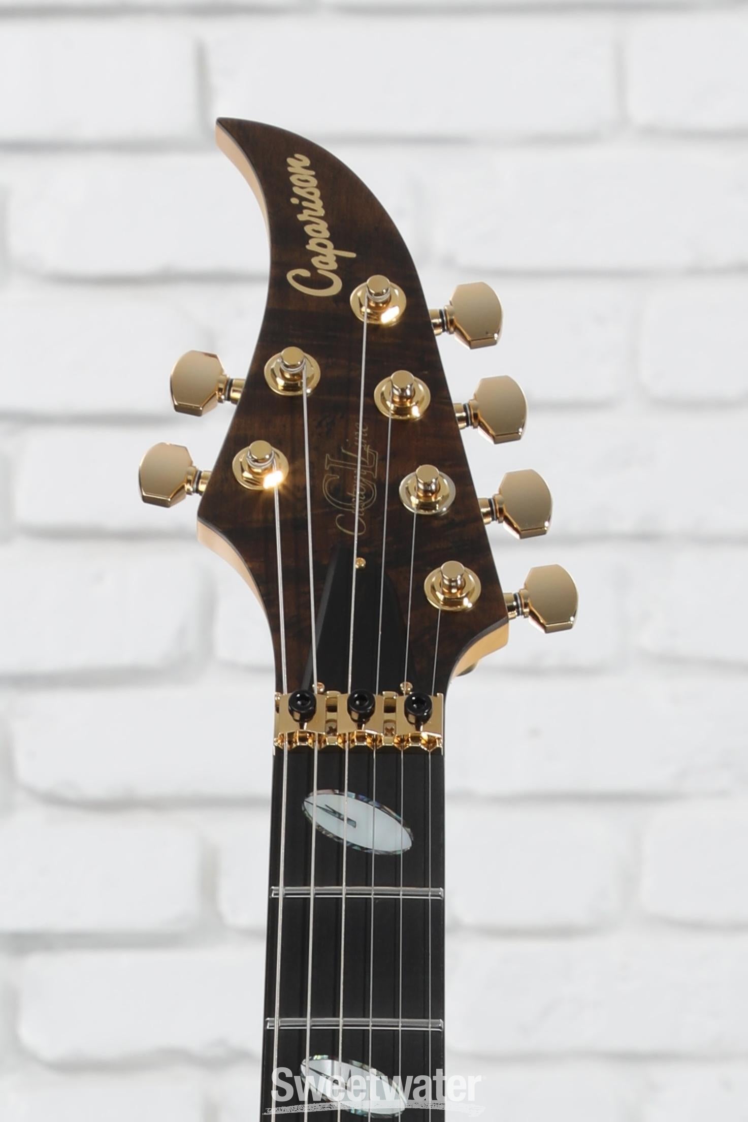 Caparison Guitars TAT Special Custom Electric Guitar - Black Amber ...