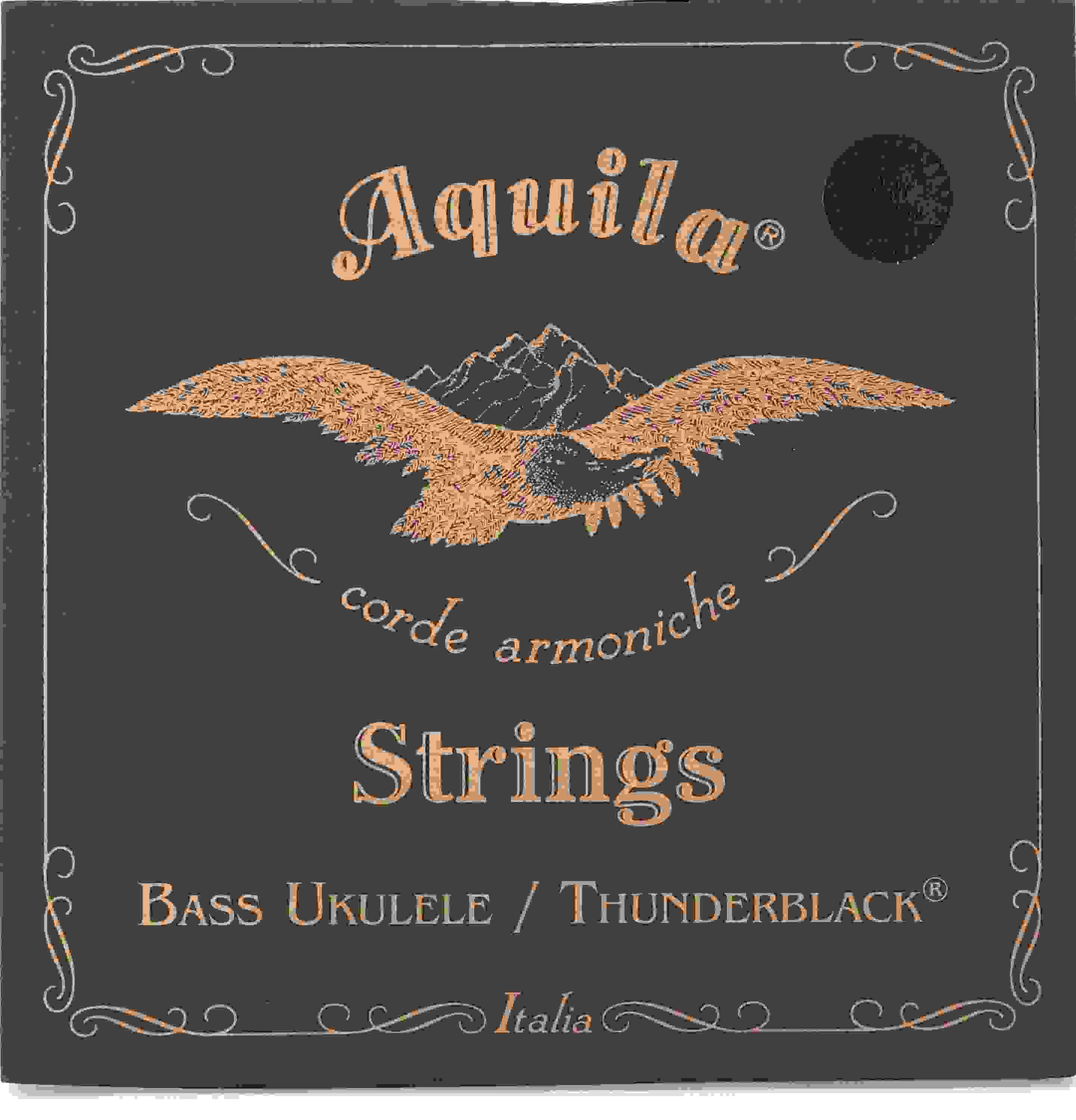 Aquila USA 140U Thunderblack Bass Ukulele Strings | Sweetwater