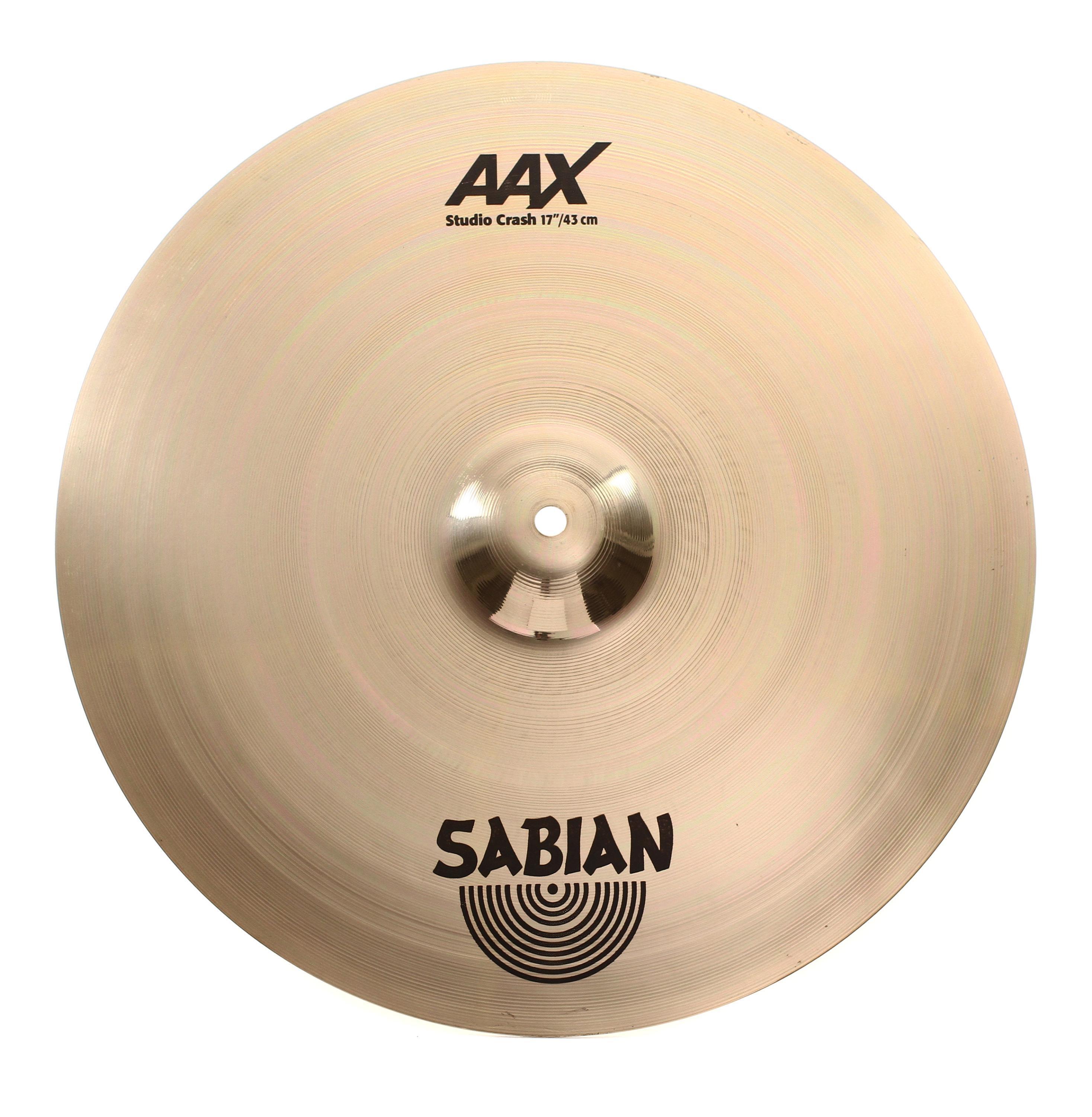 Sabian AAX Studio Crash Cymbal - 17" Brilliant Finish | Sweetwater