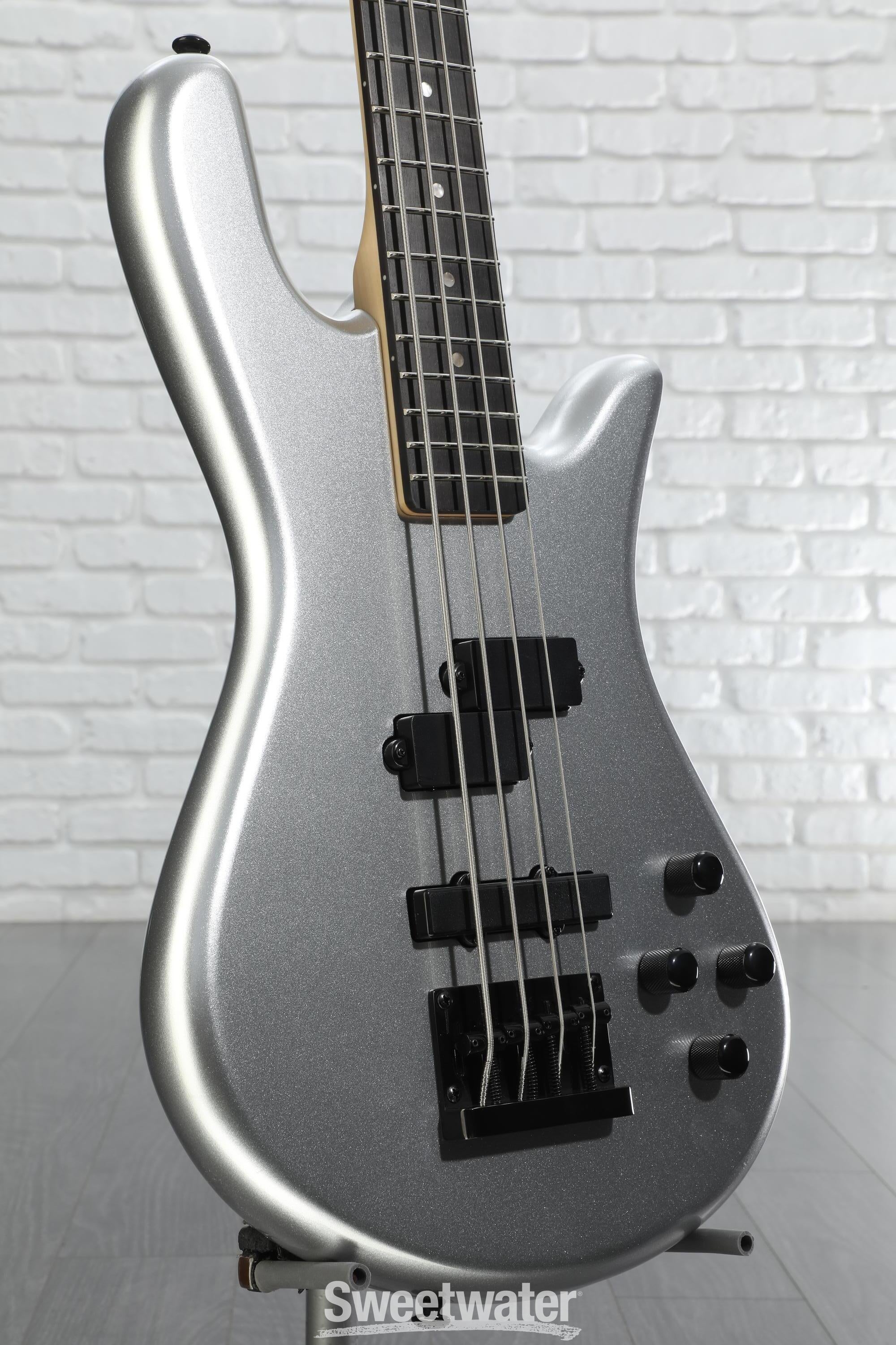 Spector Performer 4 Bass Guitar - Silver | Sweetwater