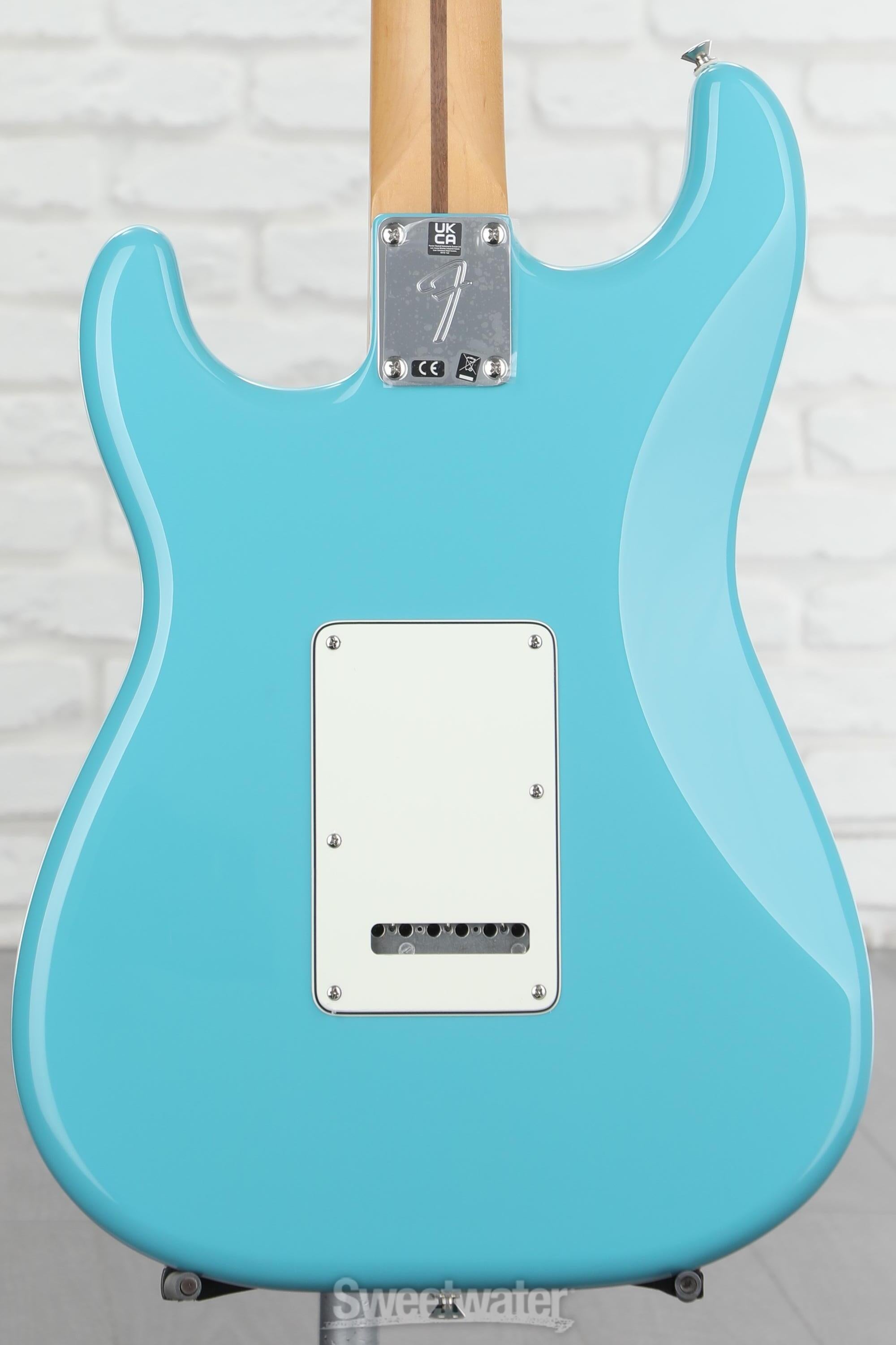 Fender Player II Stratocaster HSS Electric Guitar - Aquatone Blue with ...