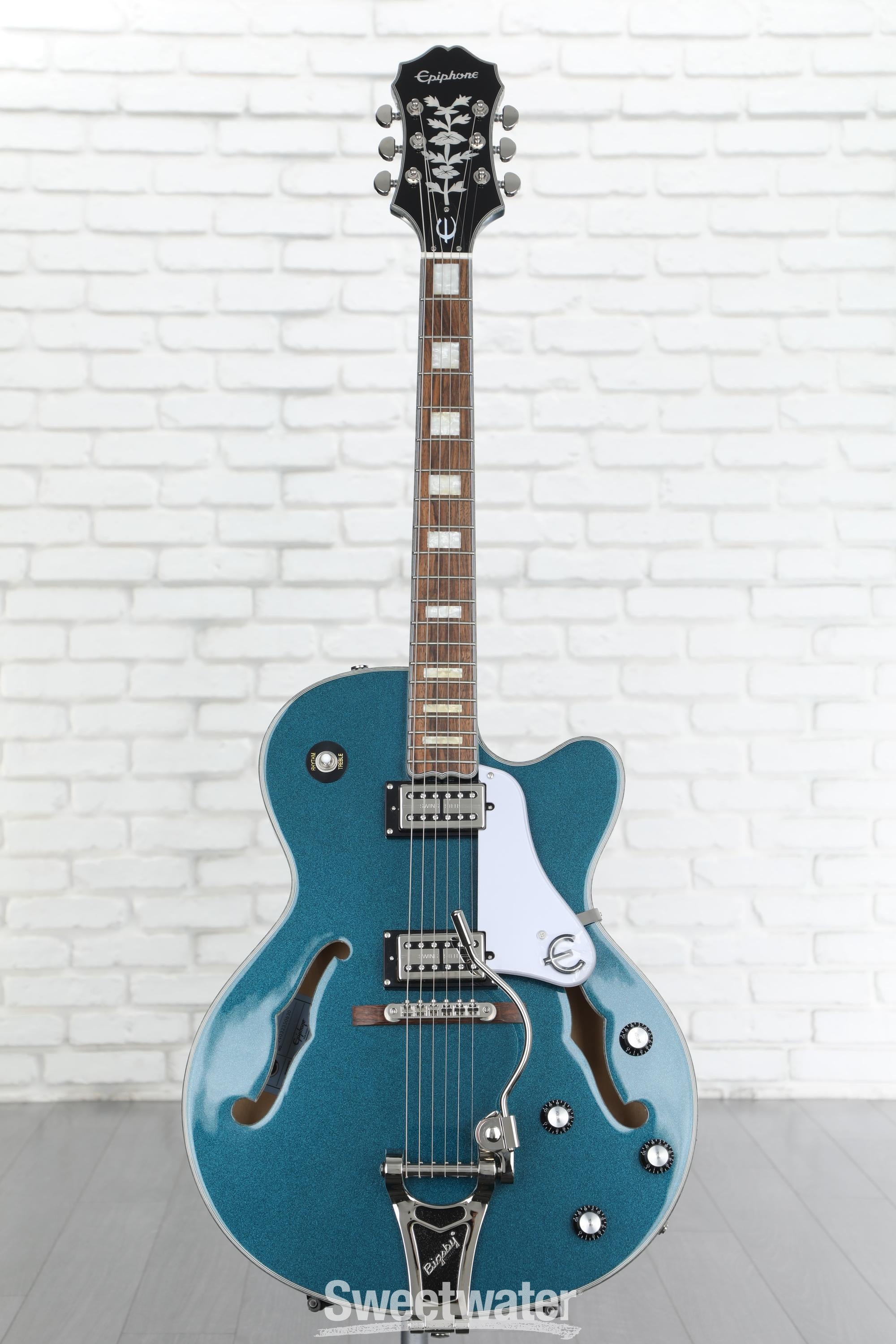 Epiphone Emperor Swingster Hollowbody - Delta Blue Metallic | Sweetwater