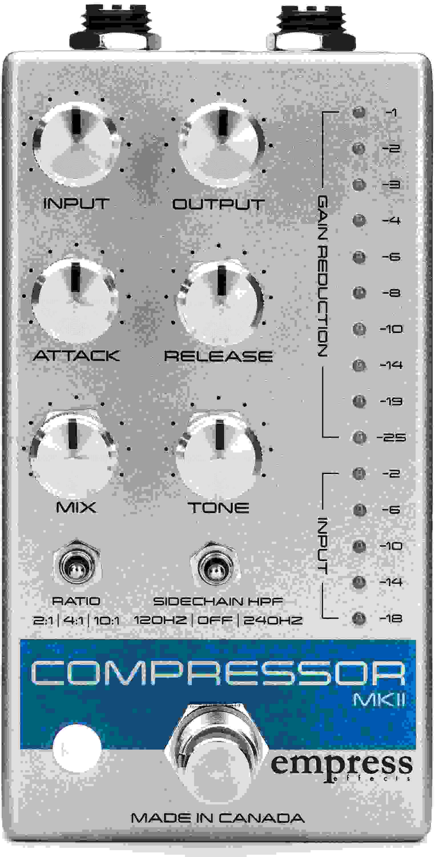 Empress Effects Guitar Compressor Mk II - Silver | Sweetwater