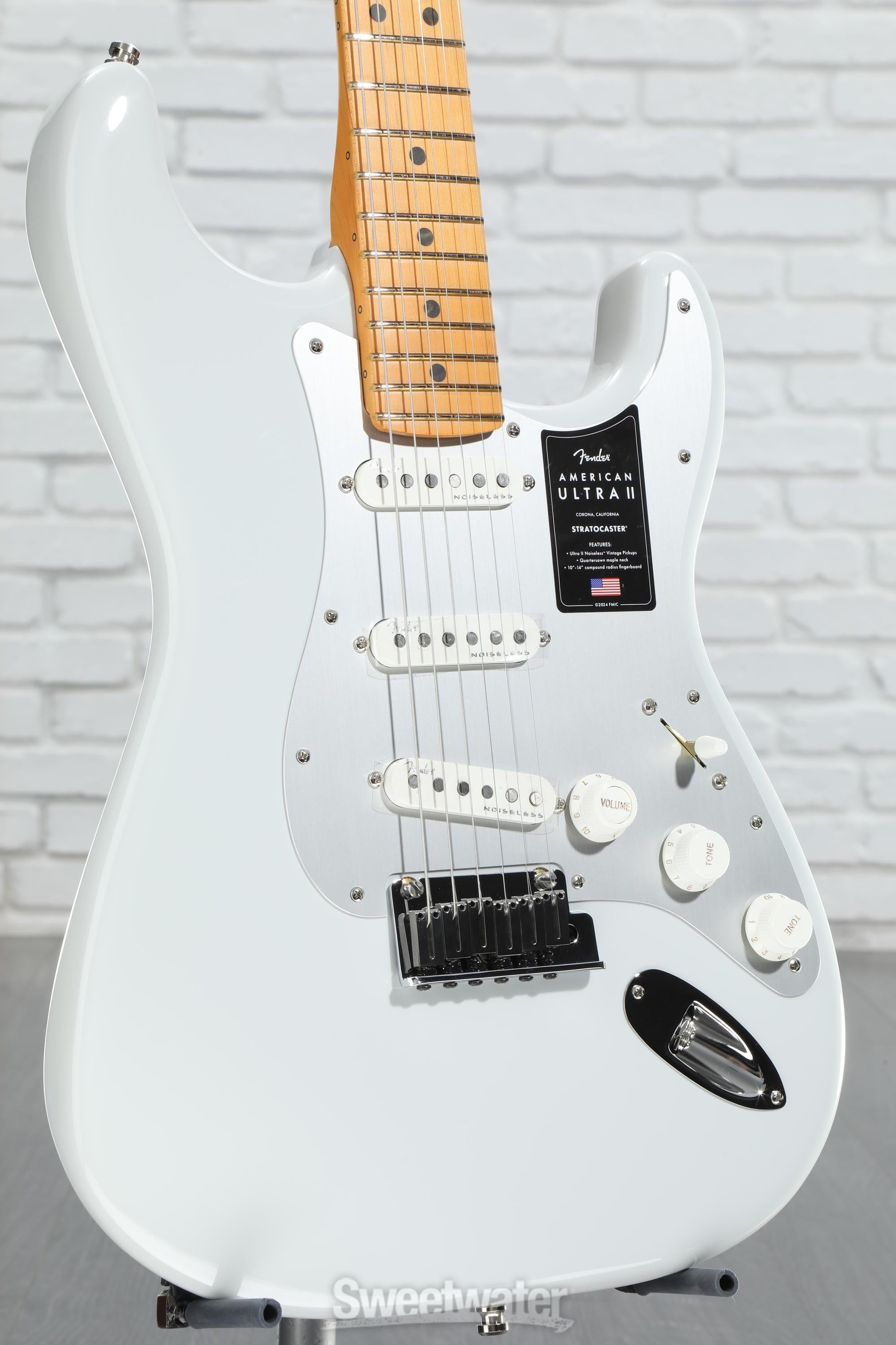 Fender American Ultra II Stratocaster Electric Guitar - Avalanche ...