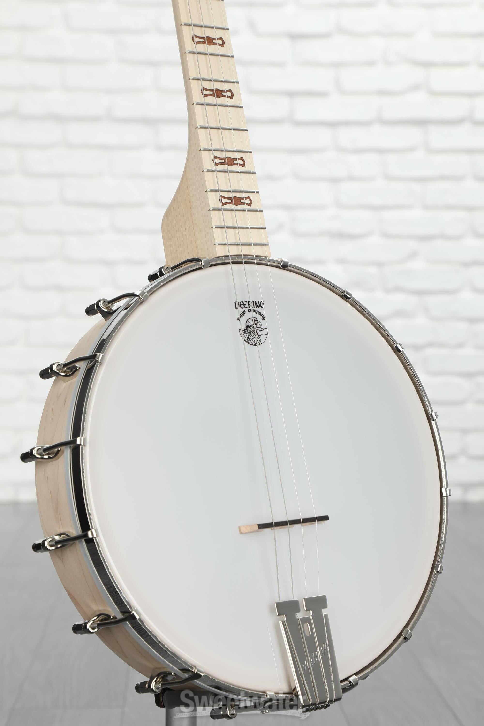 Deering Goodtime 19-fret Open-back 4-string Tenor Banjo - Blonde Satin ...