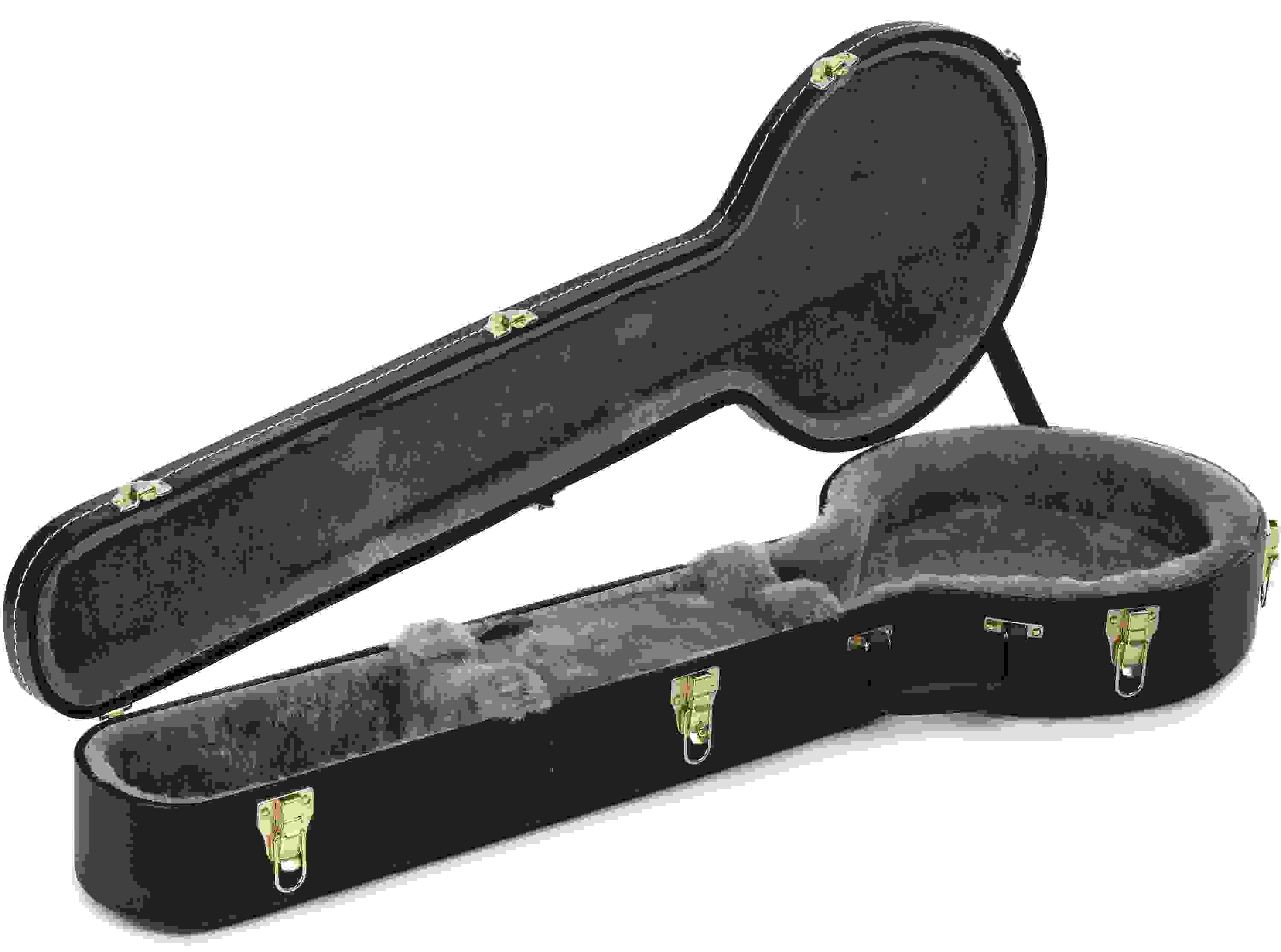 Gold Tone HD14 11-inch Open-Back Banjo Hardshell Case - Black | Sweetwater