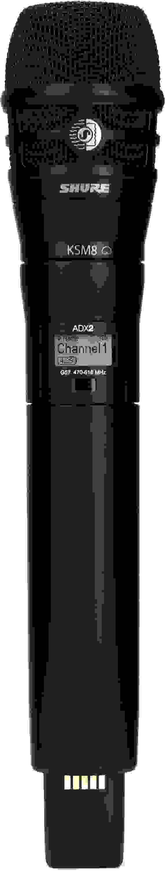 Shure ADX2/K8 Wireless Handheld Microphone Transmitter - Black | Sweetwater