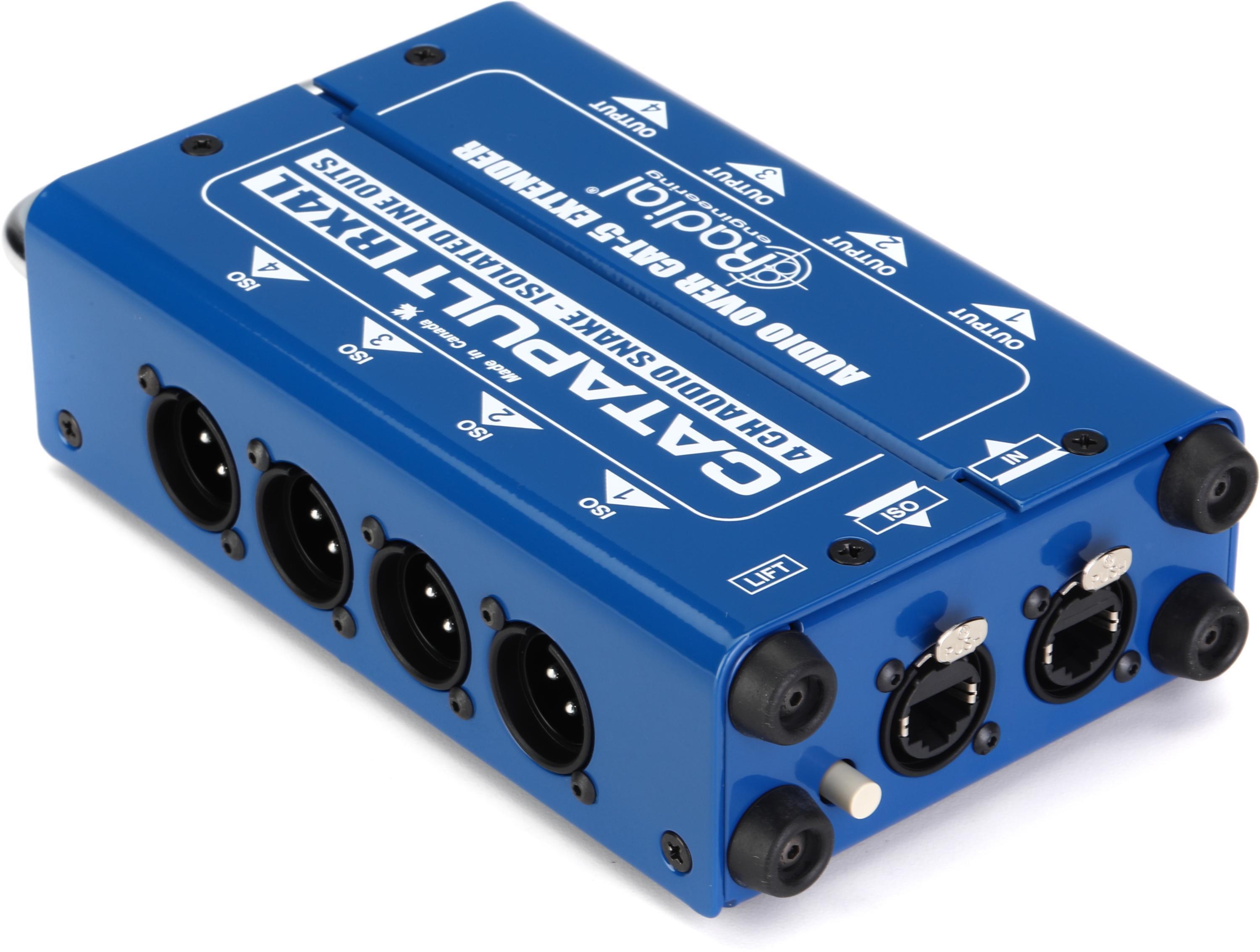 Radial Catapult RX4L 4-channel Cat 5 Audio Snake Module | Sweetwater