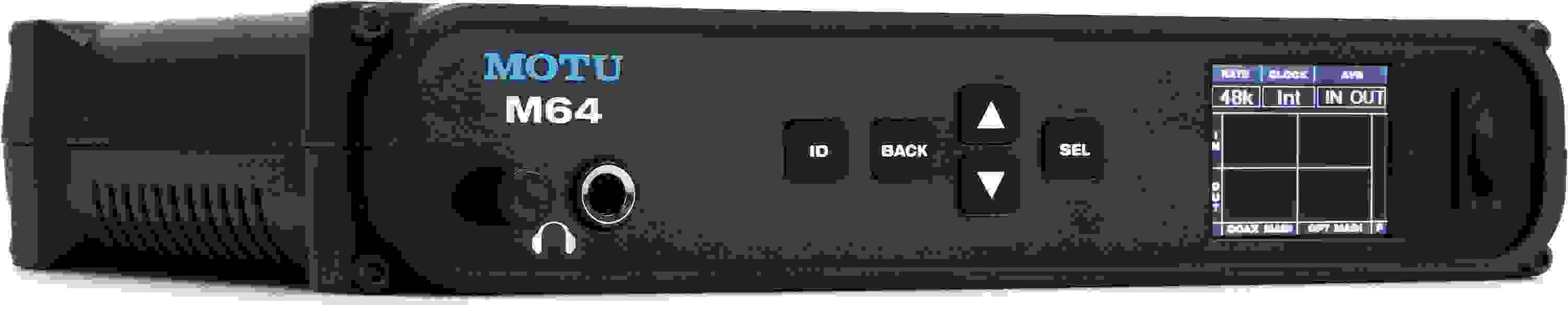 MOTU M64 USB / AVB Interface with MADI | Sweetwater