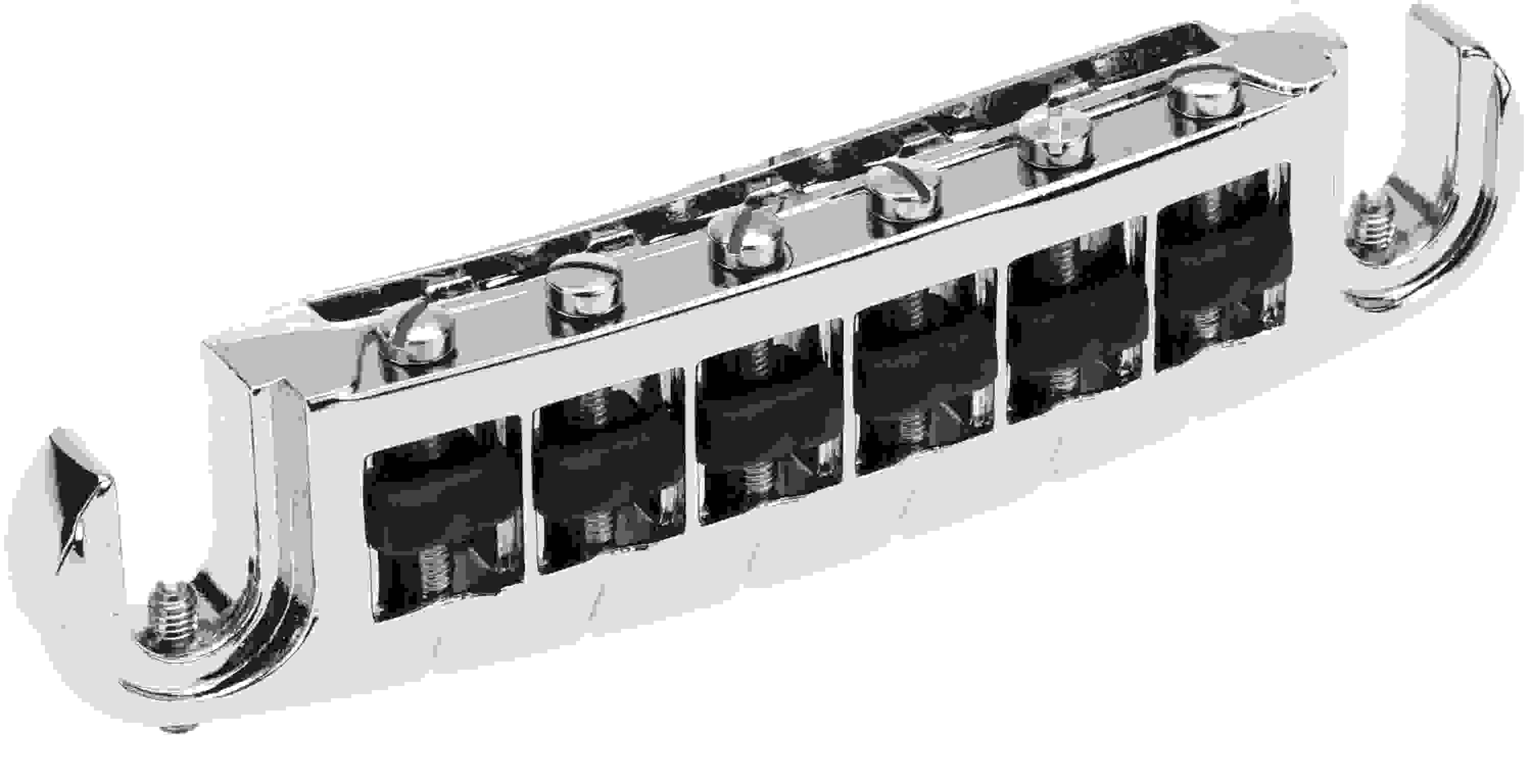 Graph Tech PS-8593-NM ResoMax NW2 Adjustable Wraparound Bridge - Nickel ...