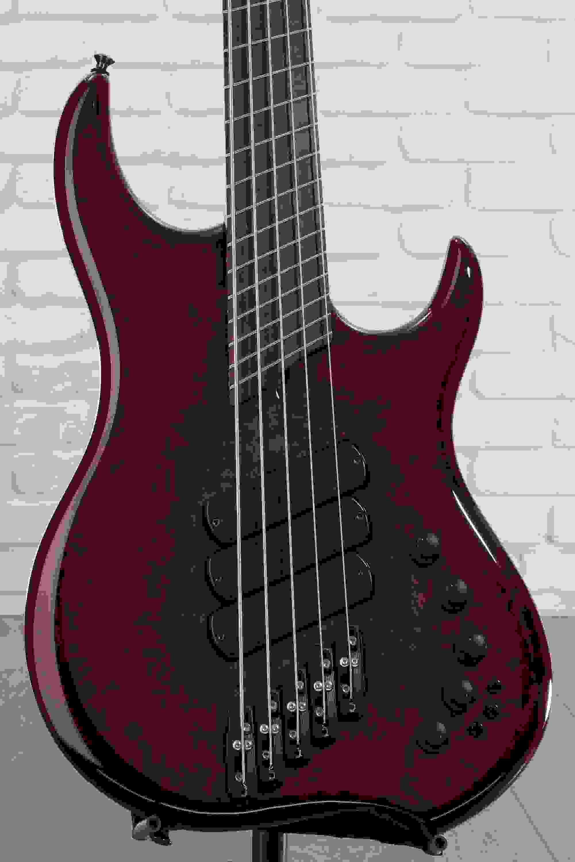 Dingwall Guitars Custom Shop Z3 5-string Bass Guitar - Violet to Dark Red Burst | Sweetwater