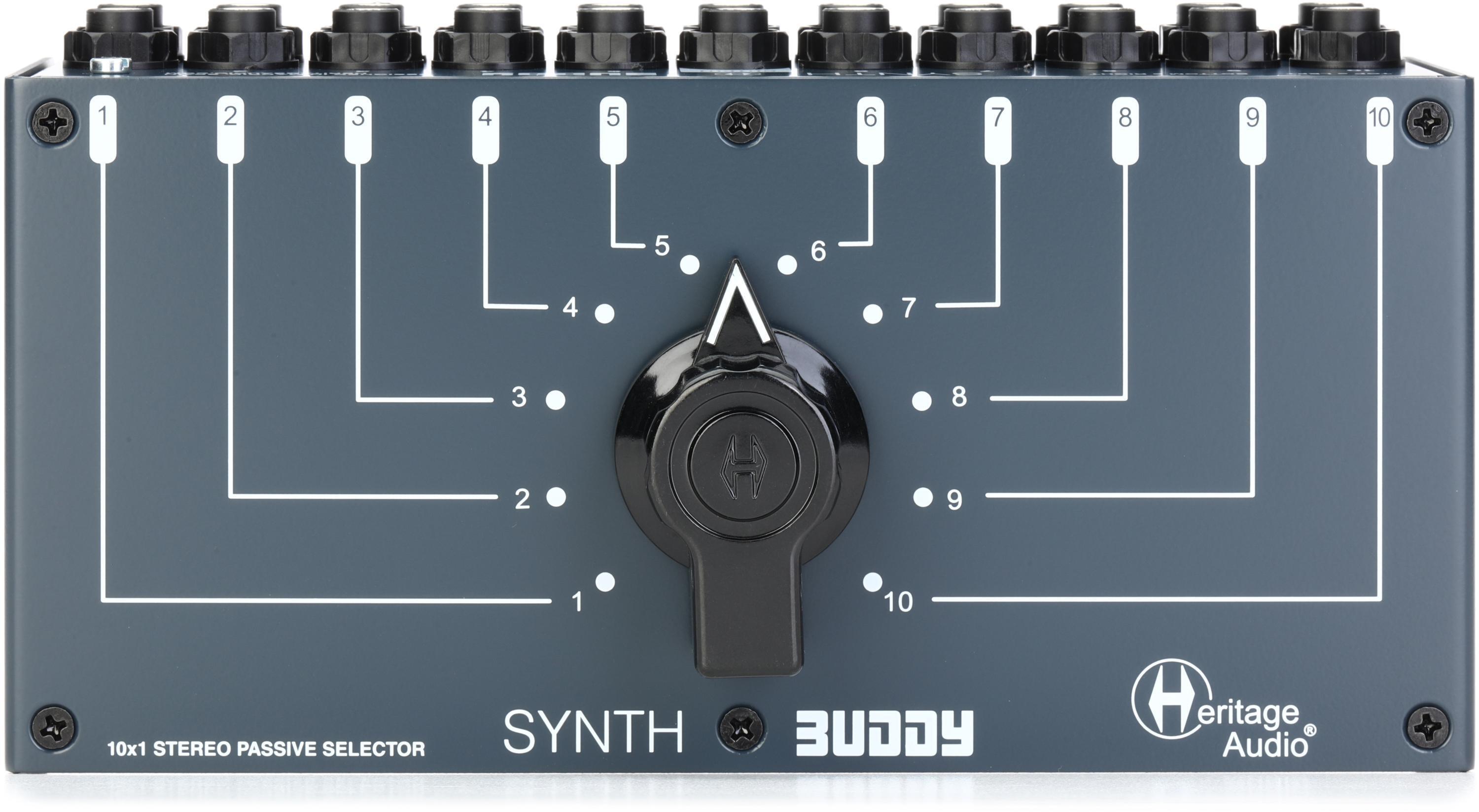Heritage Audio Synth Buddy Stereo Desktop Switch | Sweetwater