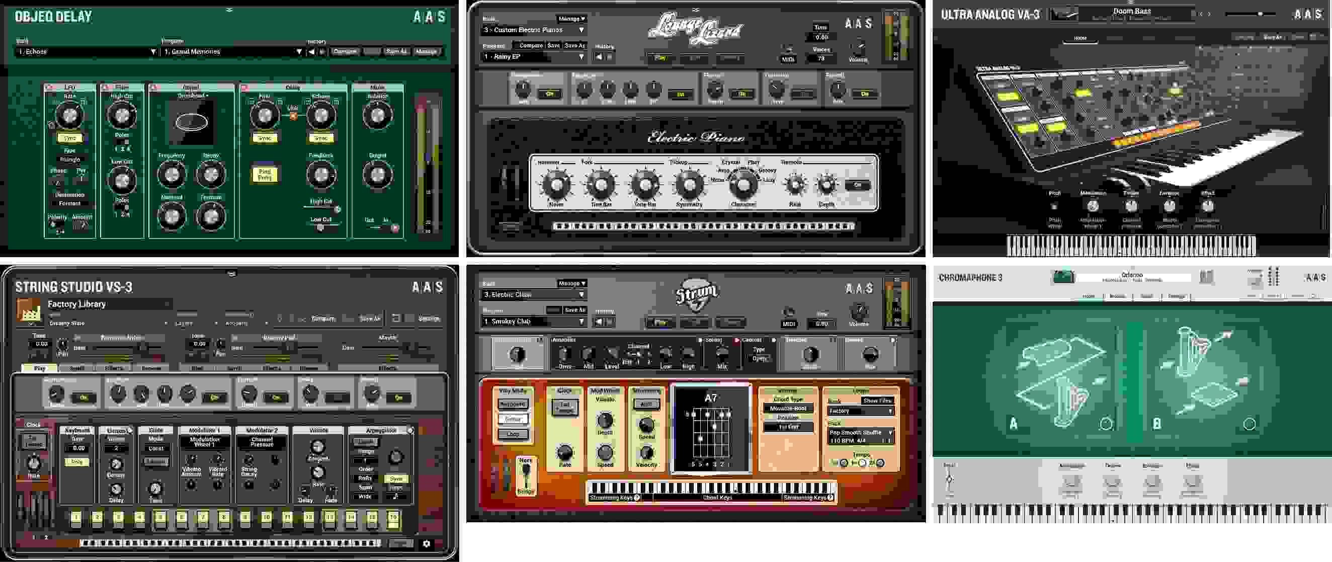 Applied Acoustics Systems AAS Modeling Collection Virtual Instrument Bundle | Sweetwater