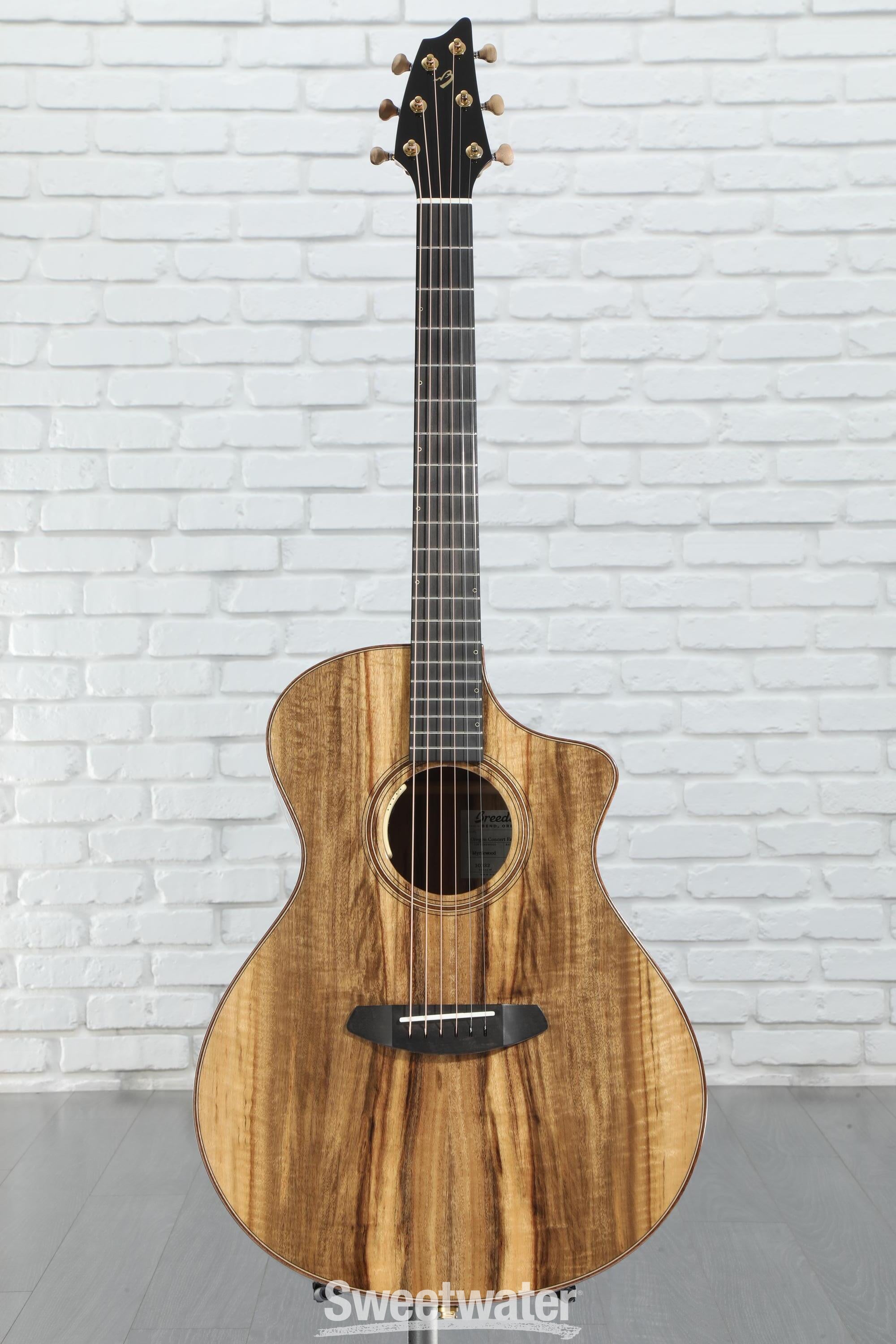Breedlove Exhibition Edition Oregon Concert CE Myrtlewood/Myrtlewood ...