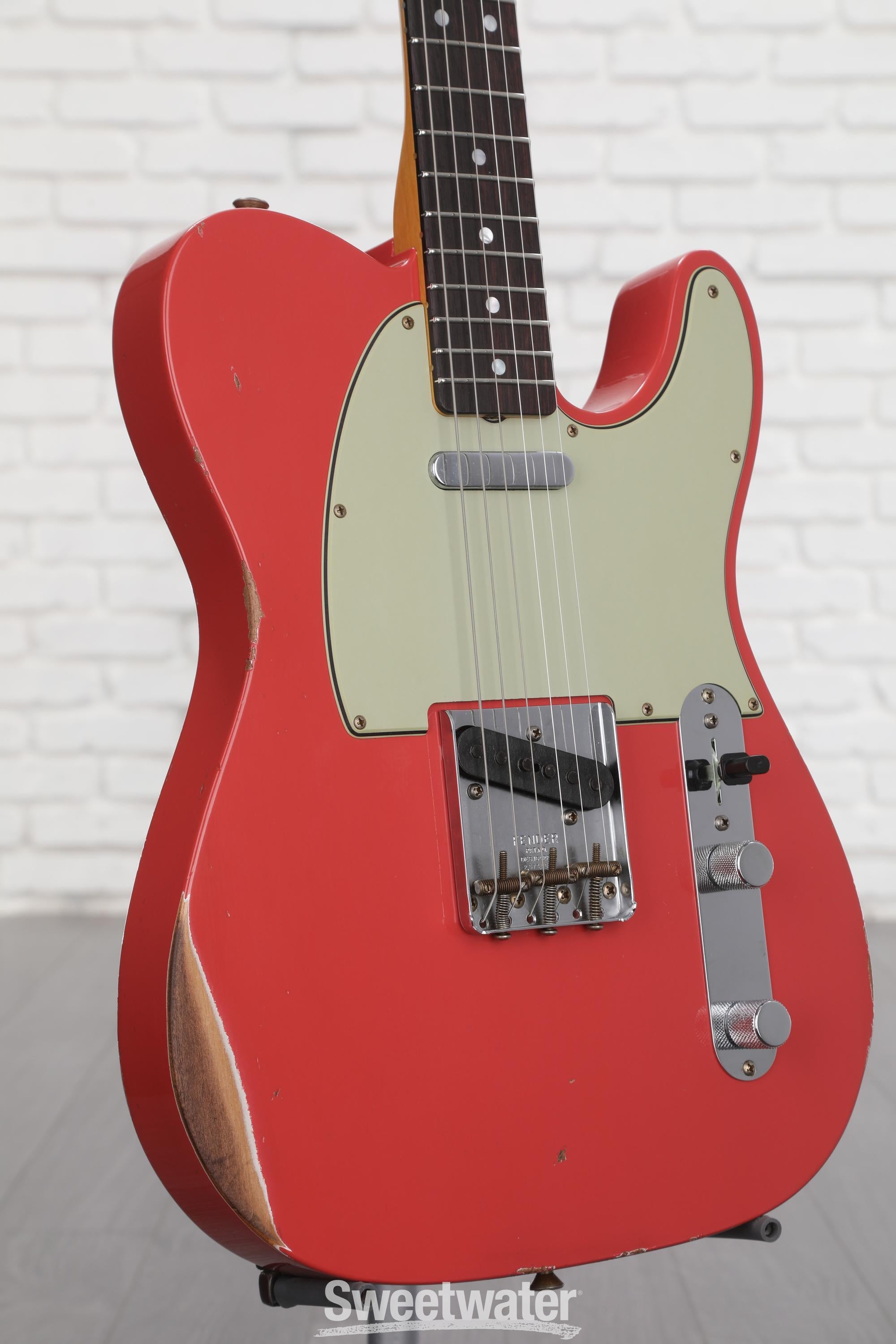 Fender Custom Shop '64 Telecaster Relic Electric Guitar - Aged Fiesta ...