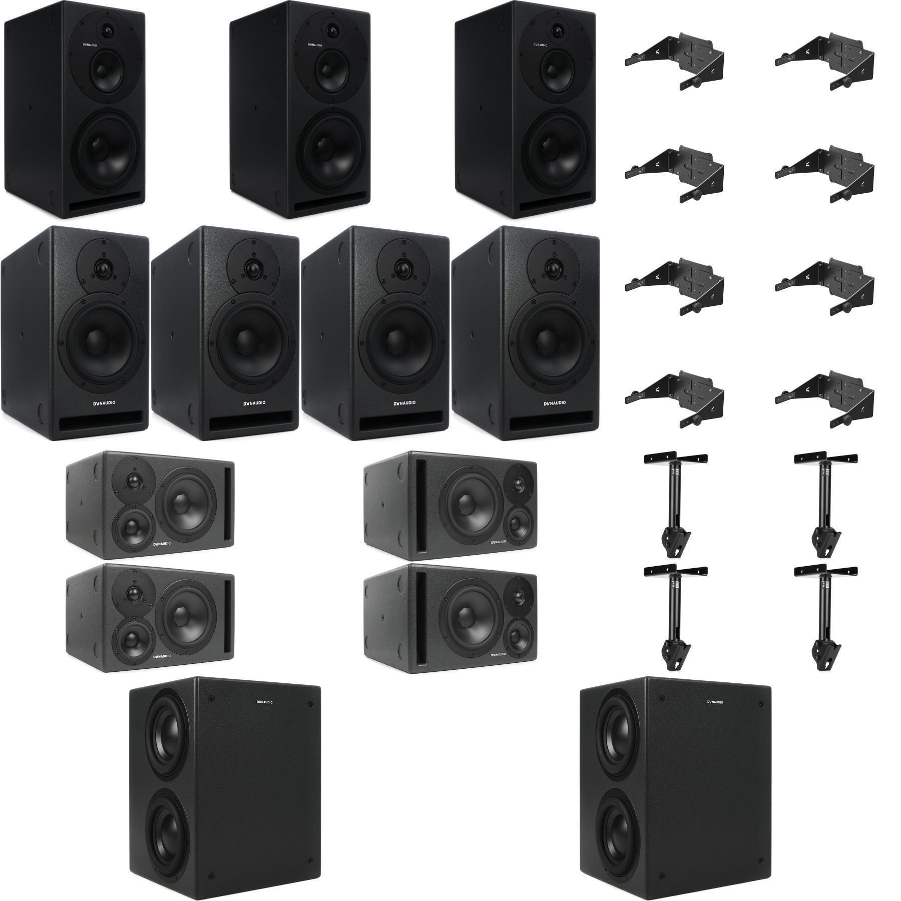 Dynaudio 7.1.4 Immersive Audio Studio Monitor System | Sweetwater