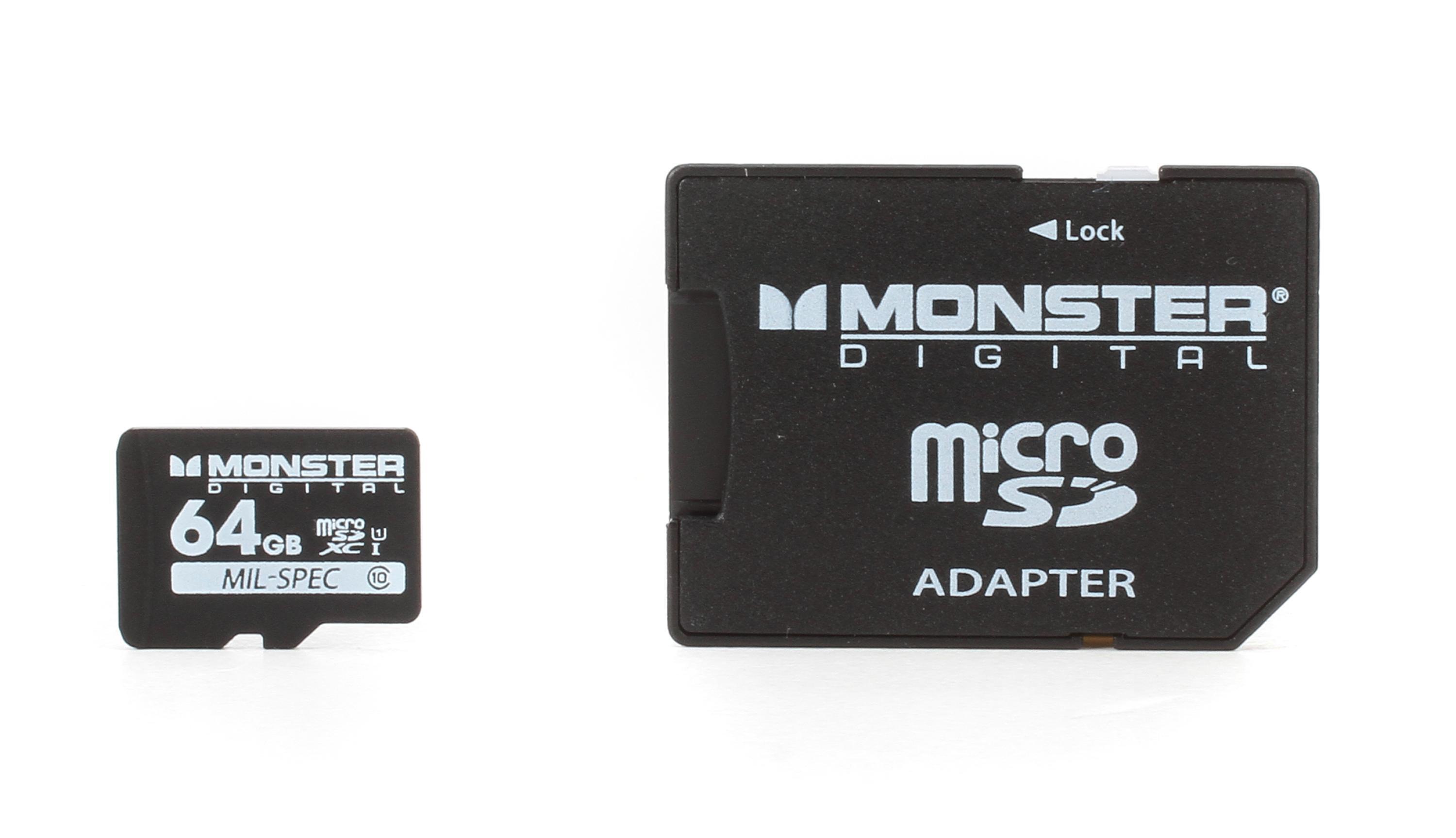 Monster Digital Bunker Class 10 microSD Card - 64GB | Sweetwater