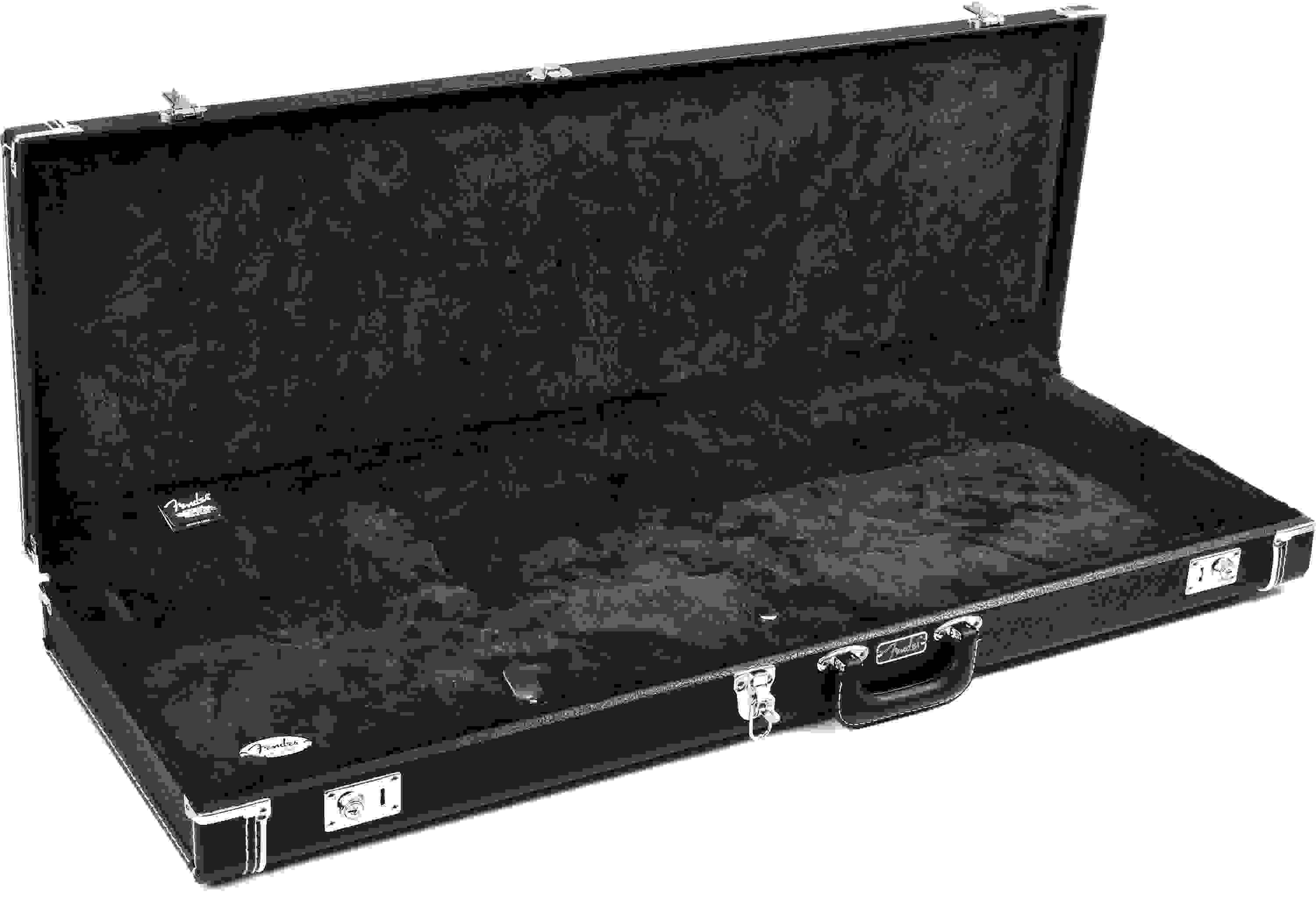 Fender Classic Series Wood Case for Strat/Tele - Black | Sweetwater