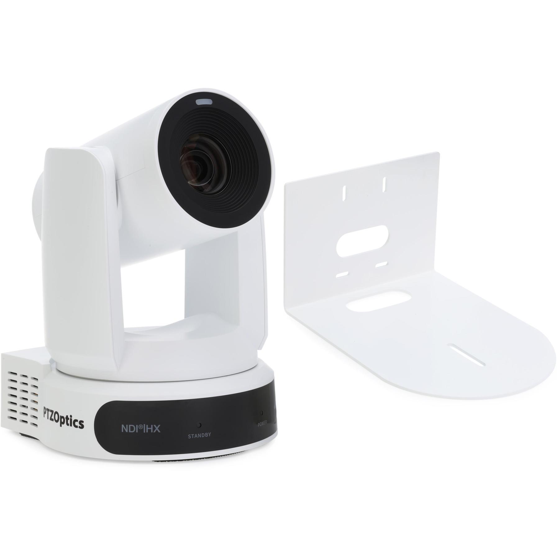 PTZOptics Move 4K Auto-tracking PTZ Video Camera with Wall Mount ...