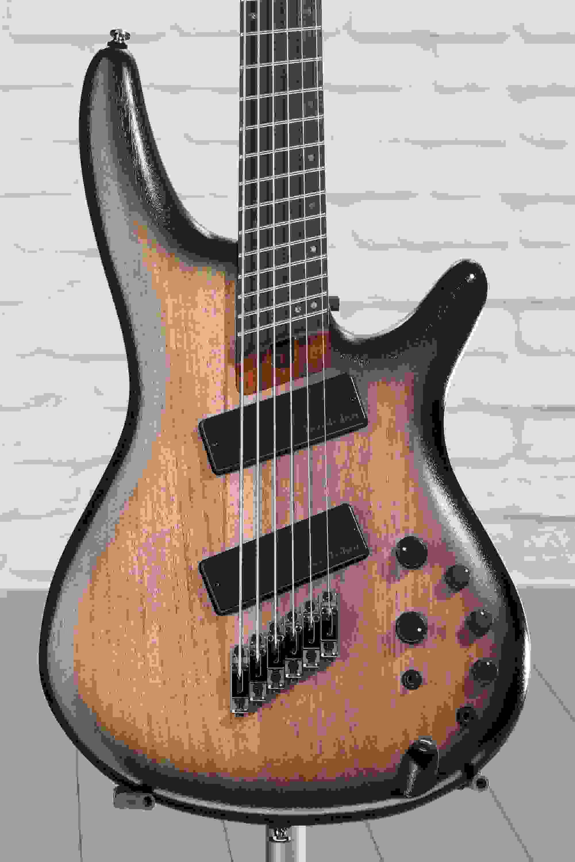 Ibanez Bass Workshop SRC6MS 6-string Multi-Scale Bass Guitar - Black ...