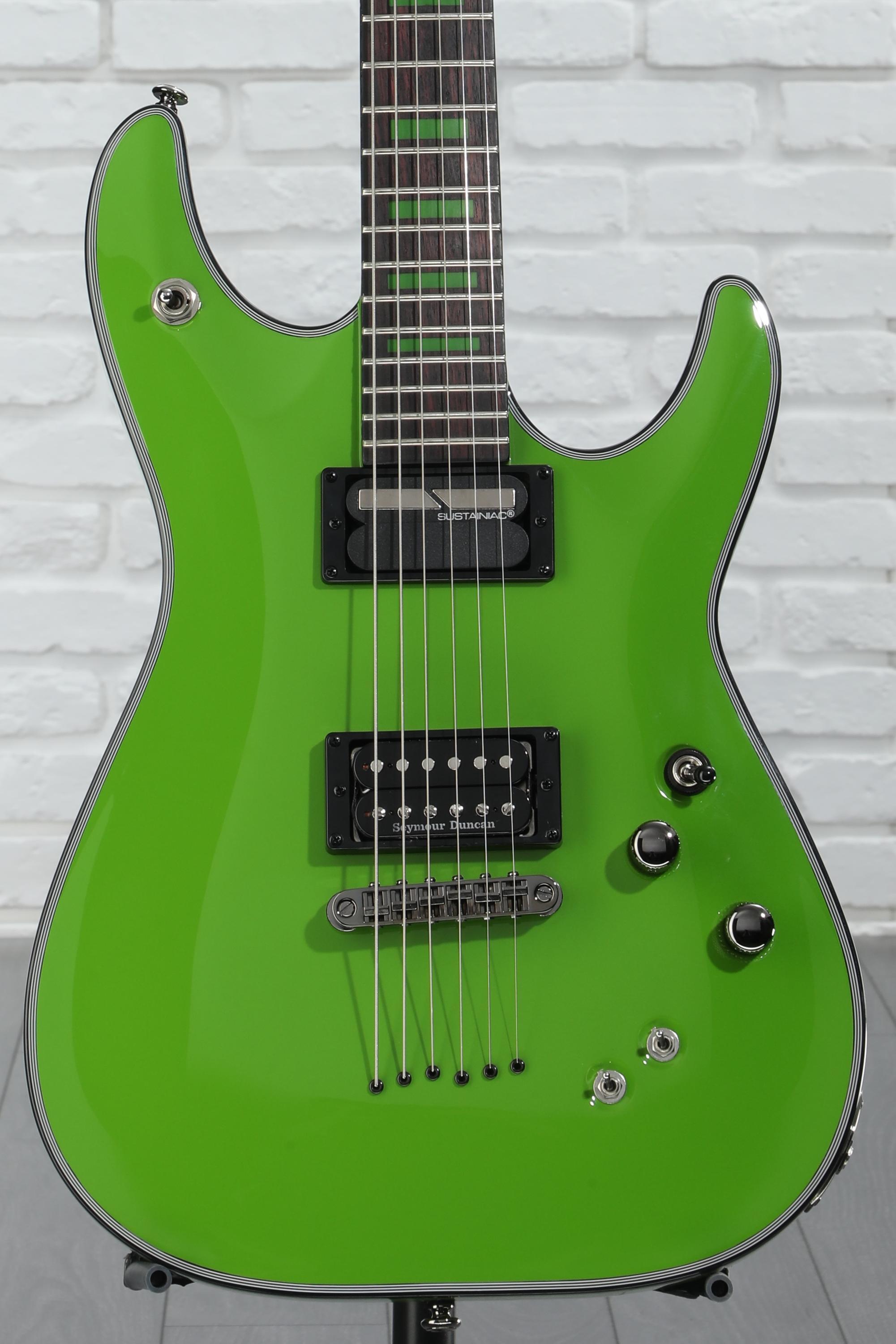 Schecter Kenny Hickey C-1 EX S Baritone Electric Guitar - Steele Green ...