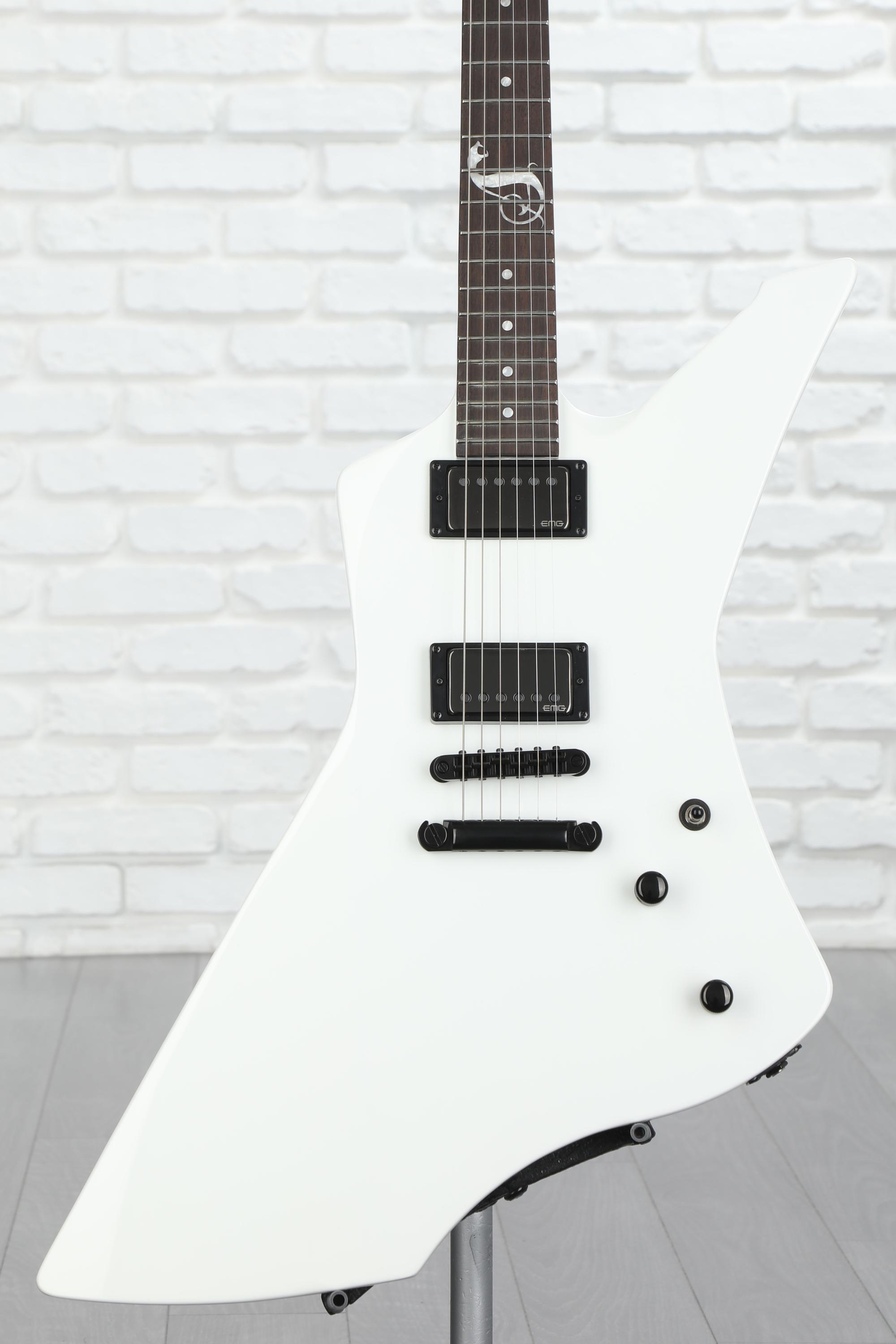 ESP LTD James Hetfield Signature Snakebyte - Snow White | Sweetwater