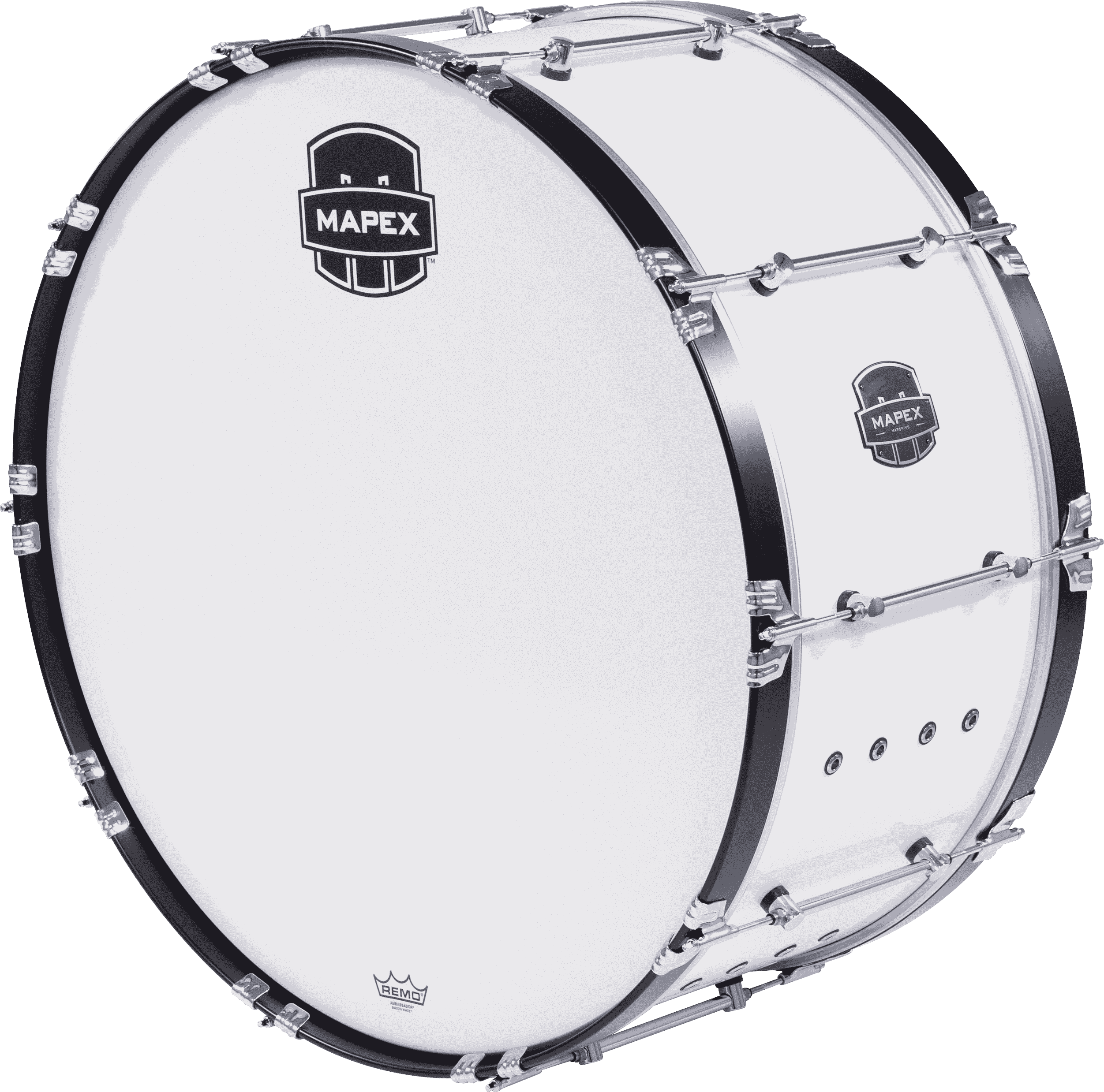 Mapex Quantum Mark II Marching Bass Drum - 14 inches x 32 inches, Gloss ...