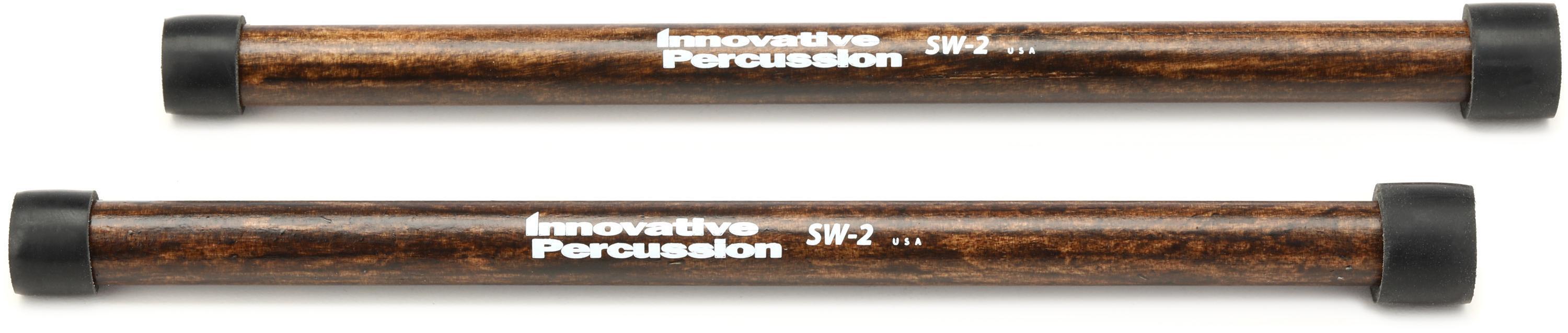 Innovative Percussion SW-2 Double Tenor Steel Drum Mallets - Wood ...