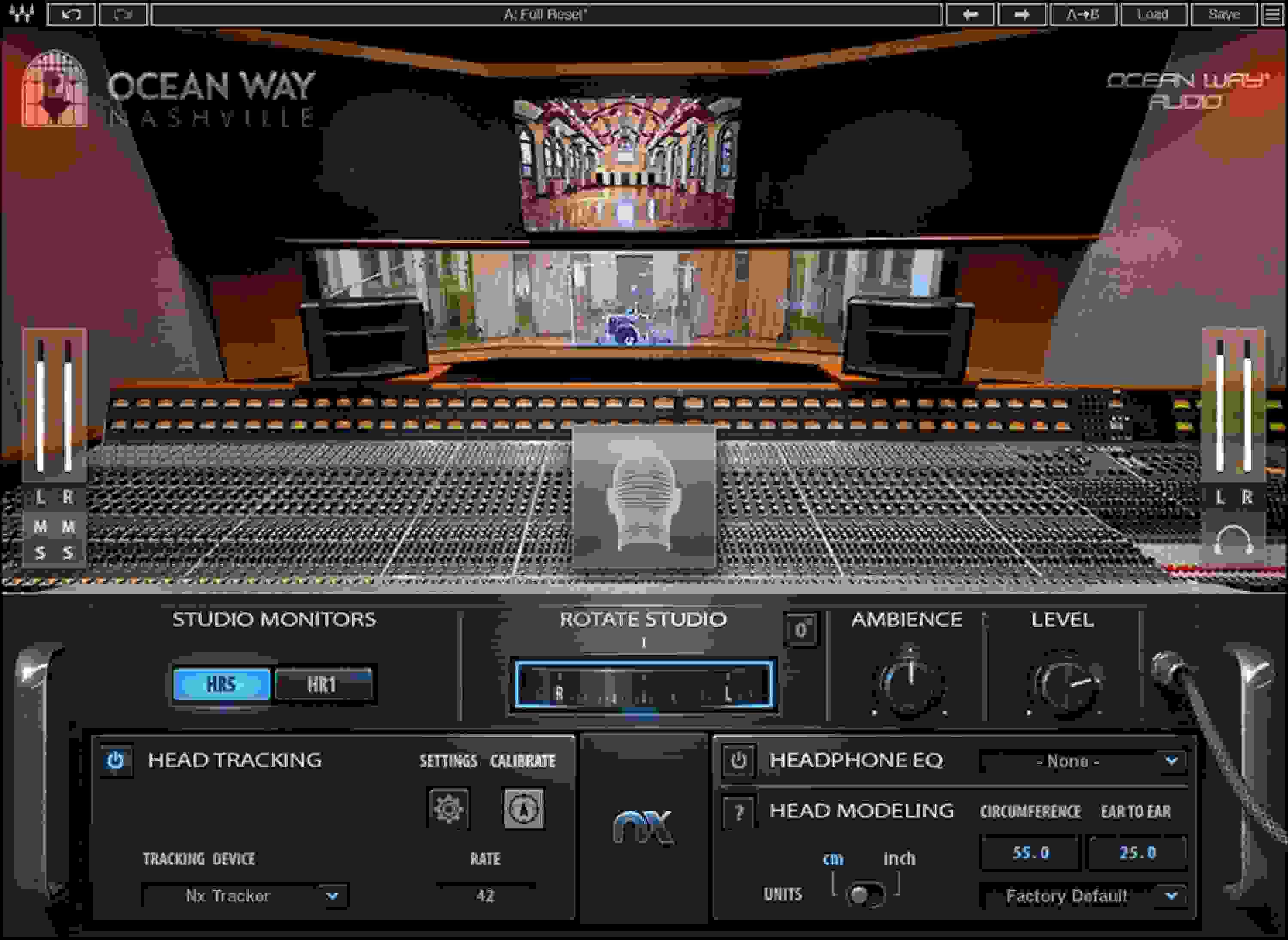 Waves Nx Ocean Way Nashville Virtual Mix Room Plug-in | Sweetwater