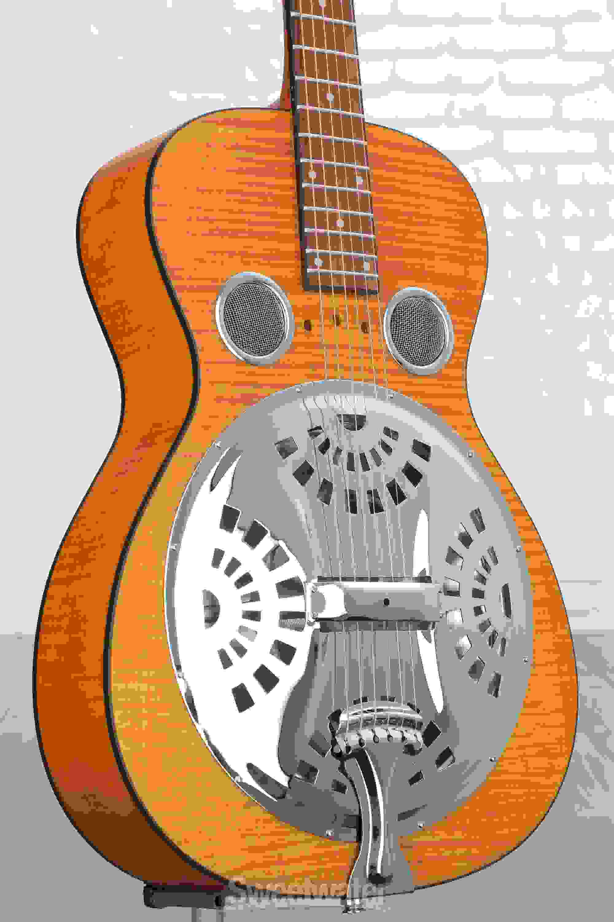 Epiphone Dobro Hound Dog Deluxe Round Neck Resonator - Vintage Brown ...