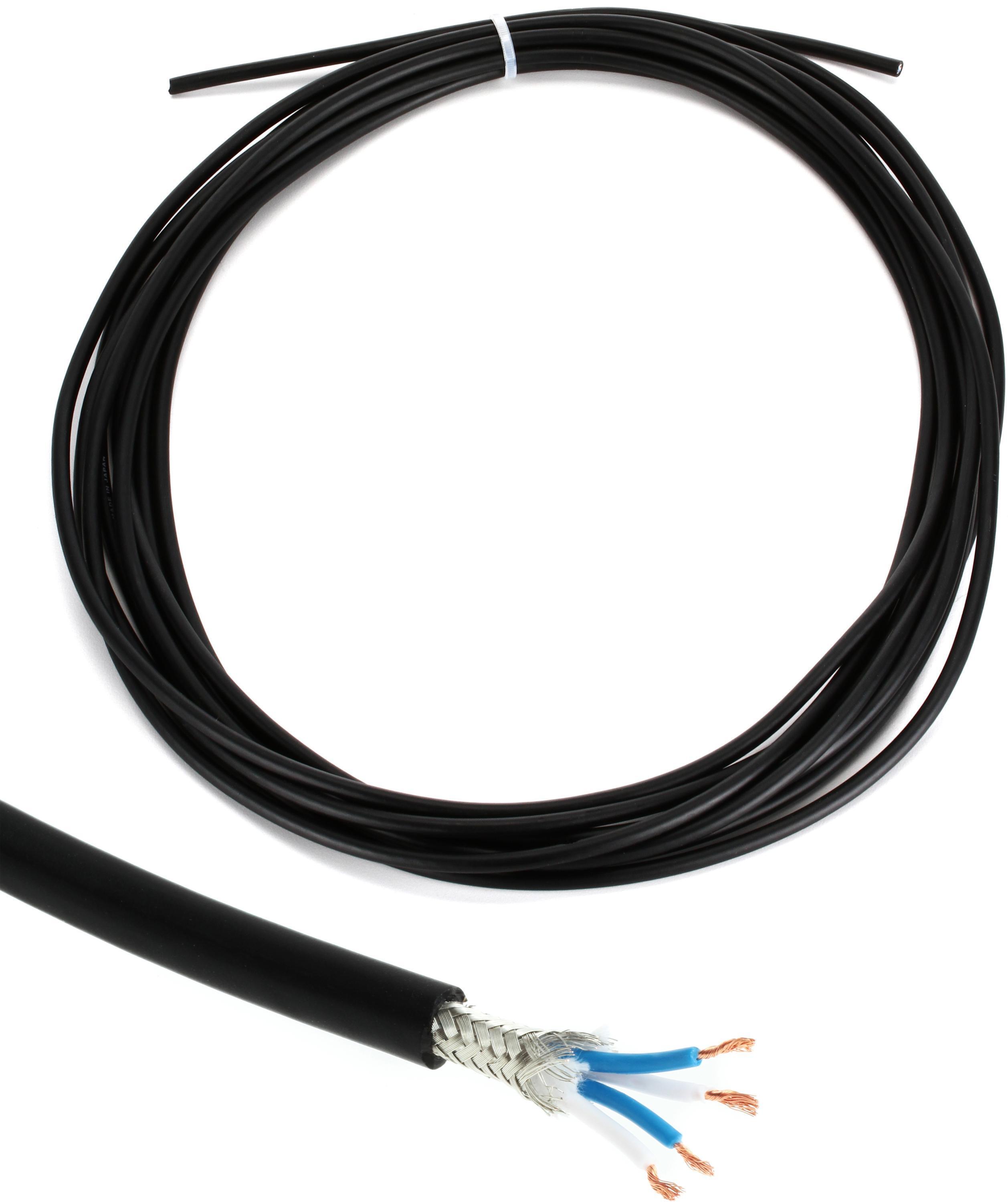 Canare L-4E6S Star Quad Bulk Microphone Cable - Black 25 Foot | Sweetwater