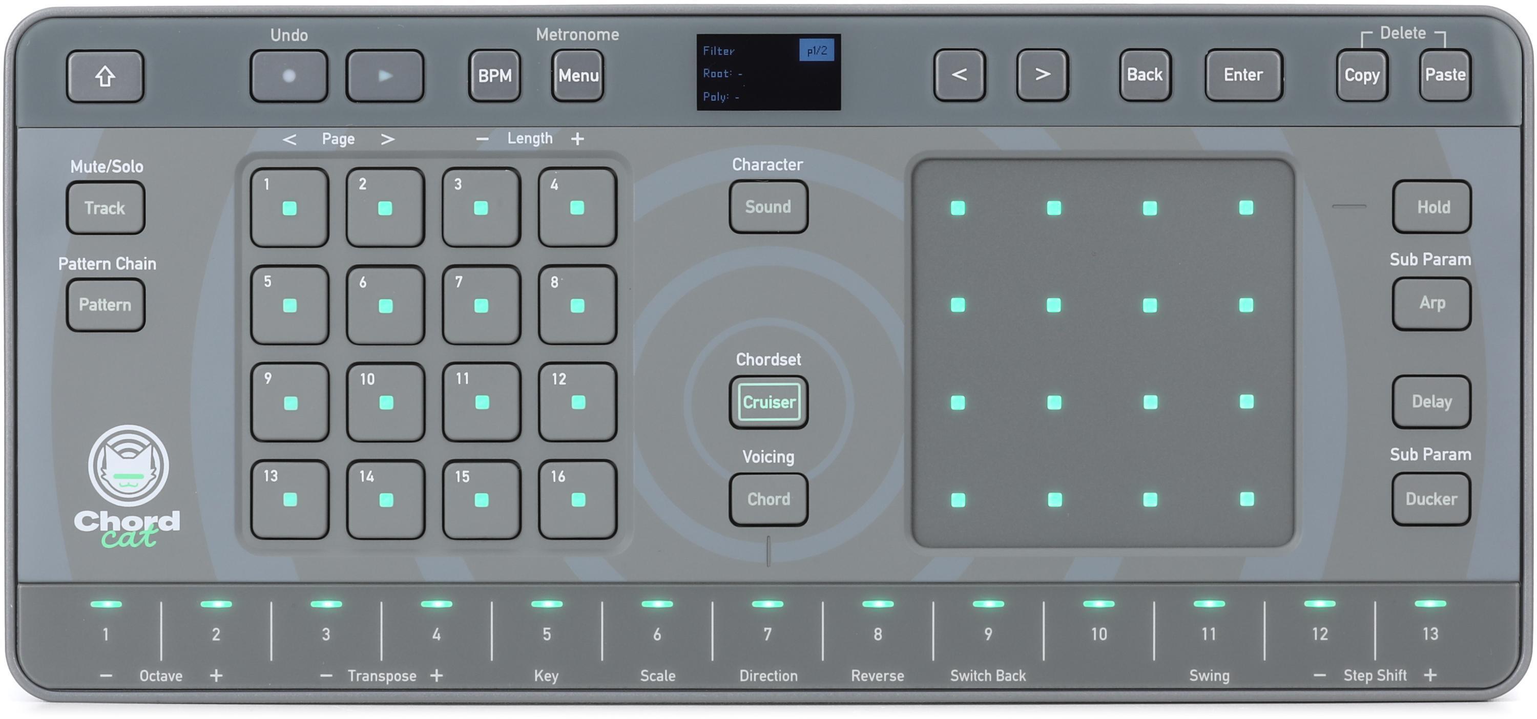 AlphaTheta Chordcat Groovebox | Sweetwater