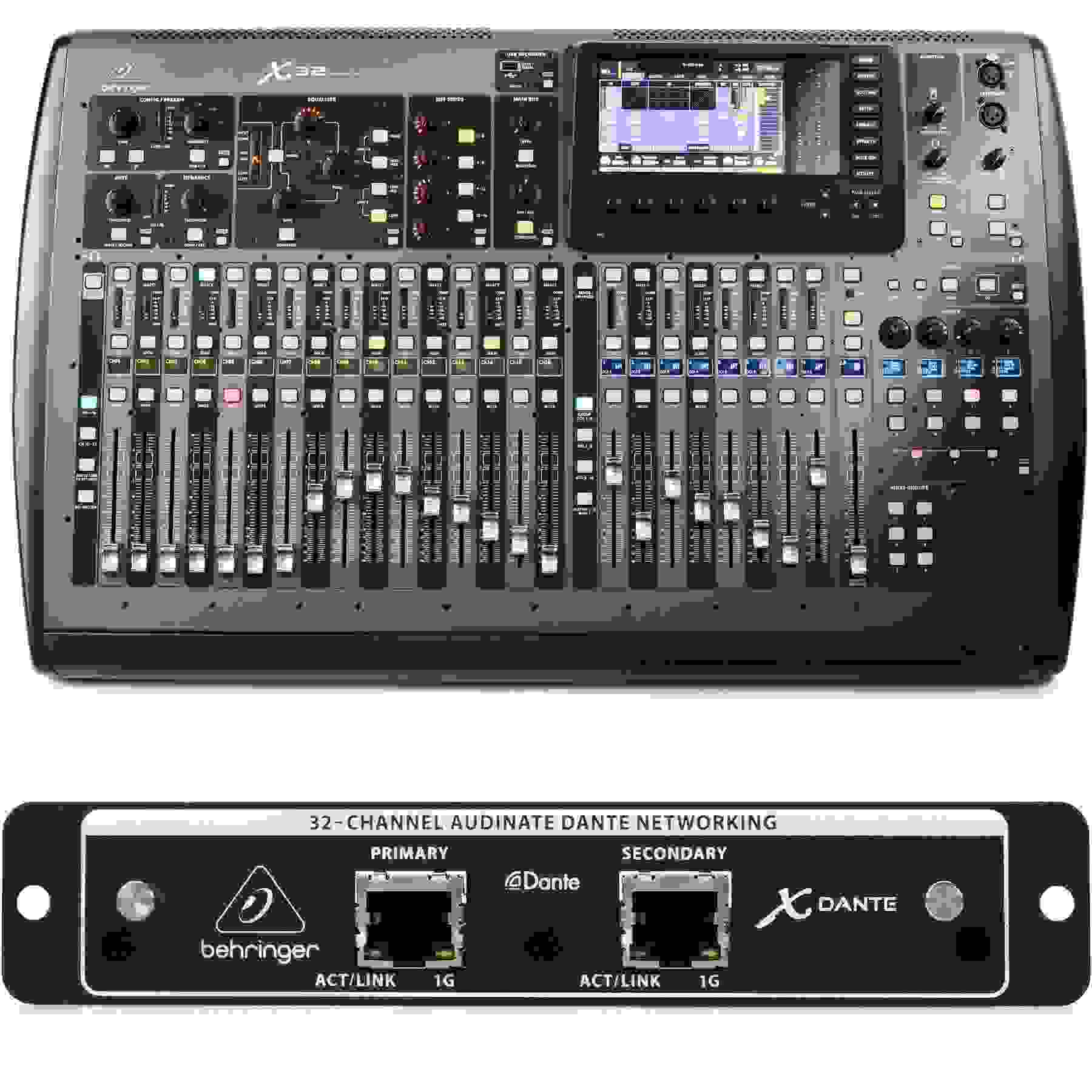 Behringer X32 40-channel Digital Mixer with Dante Card | Sweetwater