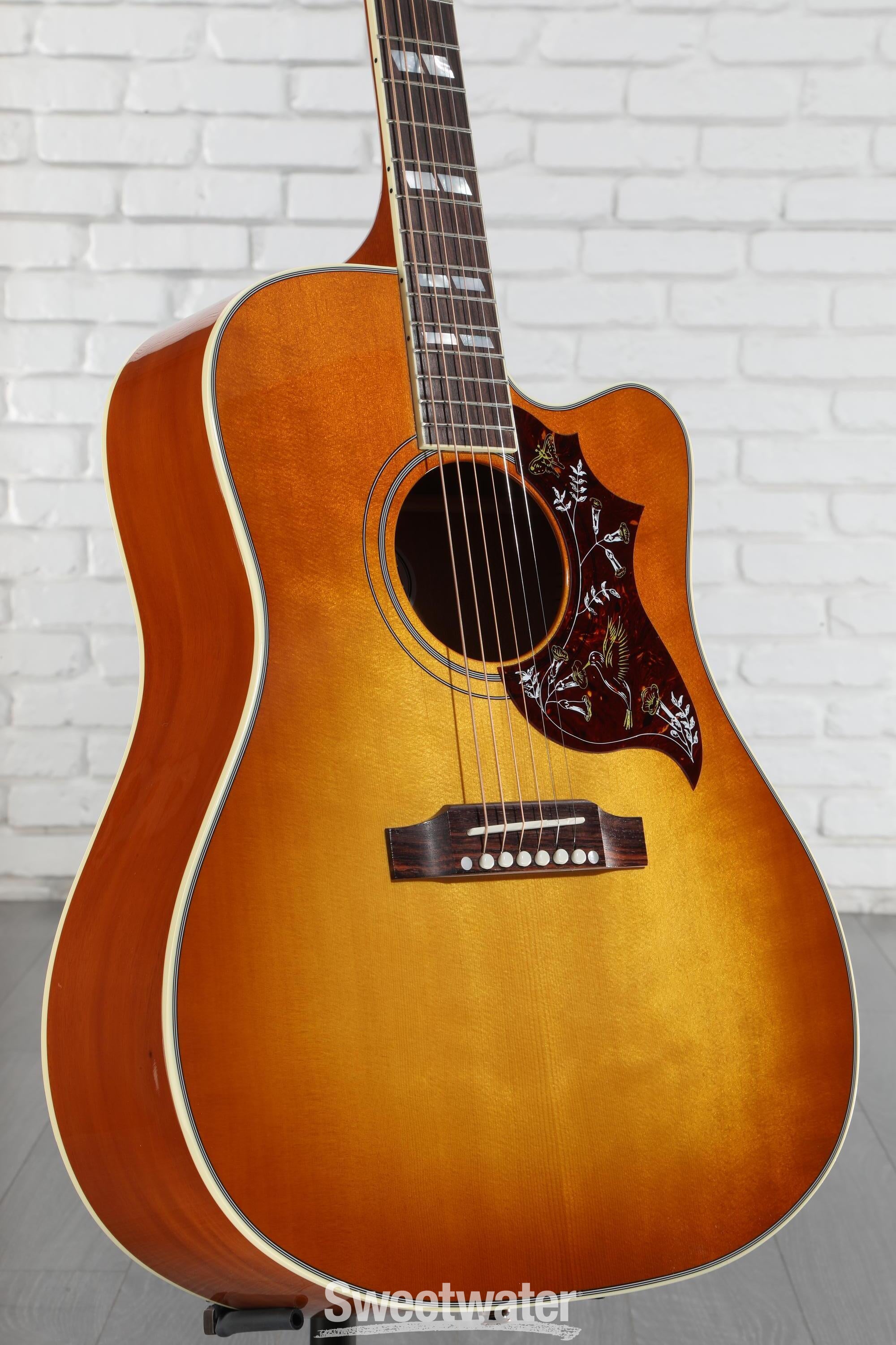 Gibson Acoustic Hummingbird Standard EC Acoustic-electric Guitar - Heritage Cherry Sunburst ...
